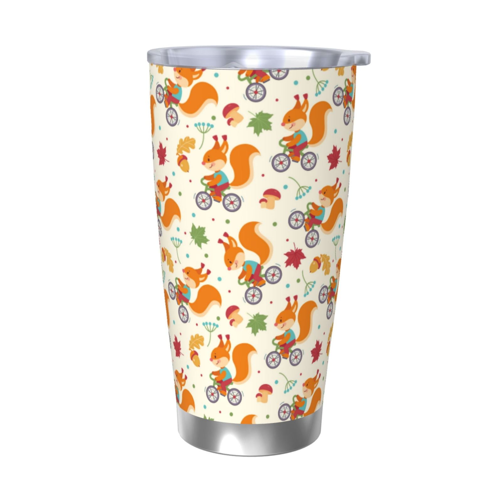 Gaeub Forest Squirrel Print 20-Ounce Stainless Steel Car Cup,Tumblers ...