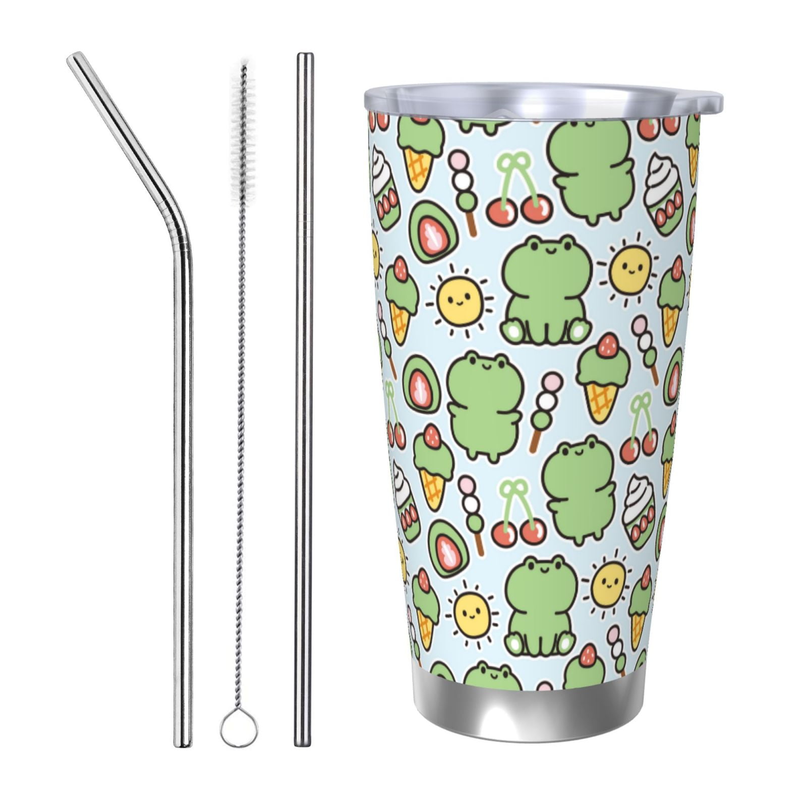 Gaeub Frog With Sweet Print 20-Ounce Stainless Steel Car Cup,Tumblers ...