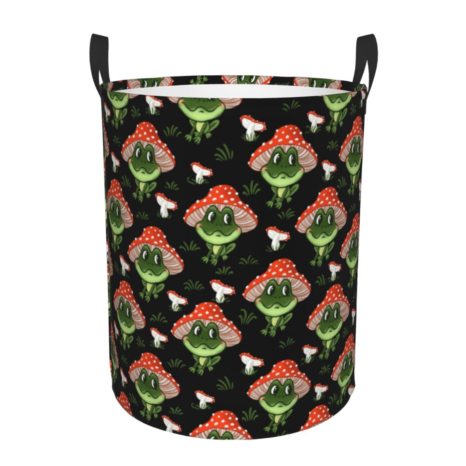 Gaeub Frogs In Mushroom Hats Dirty Clothes Storage Basket, Toy Storage ...