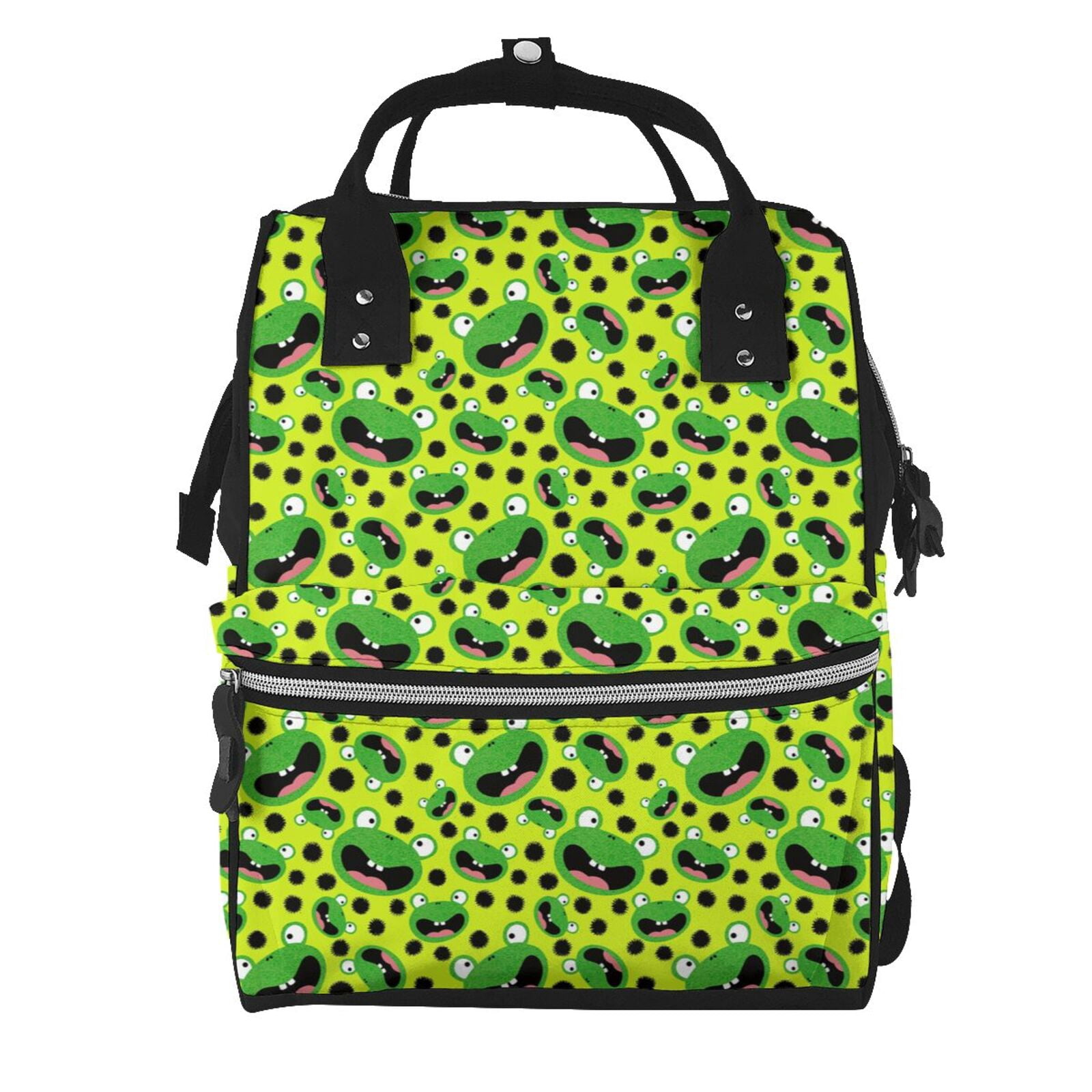 Gaeub Frogs Print Mummy Diaper Bag Backpack,Durable Maternity Baby ...