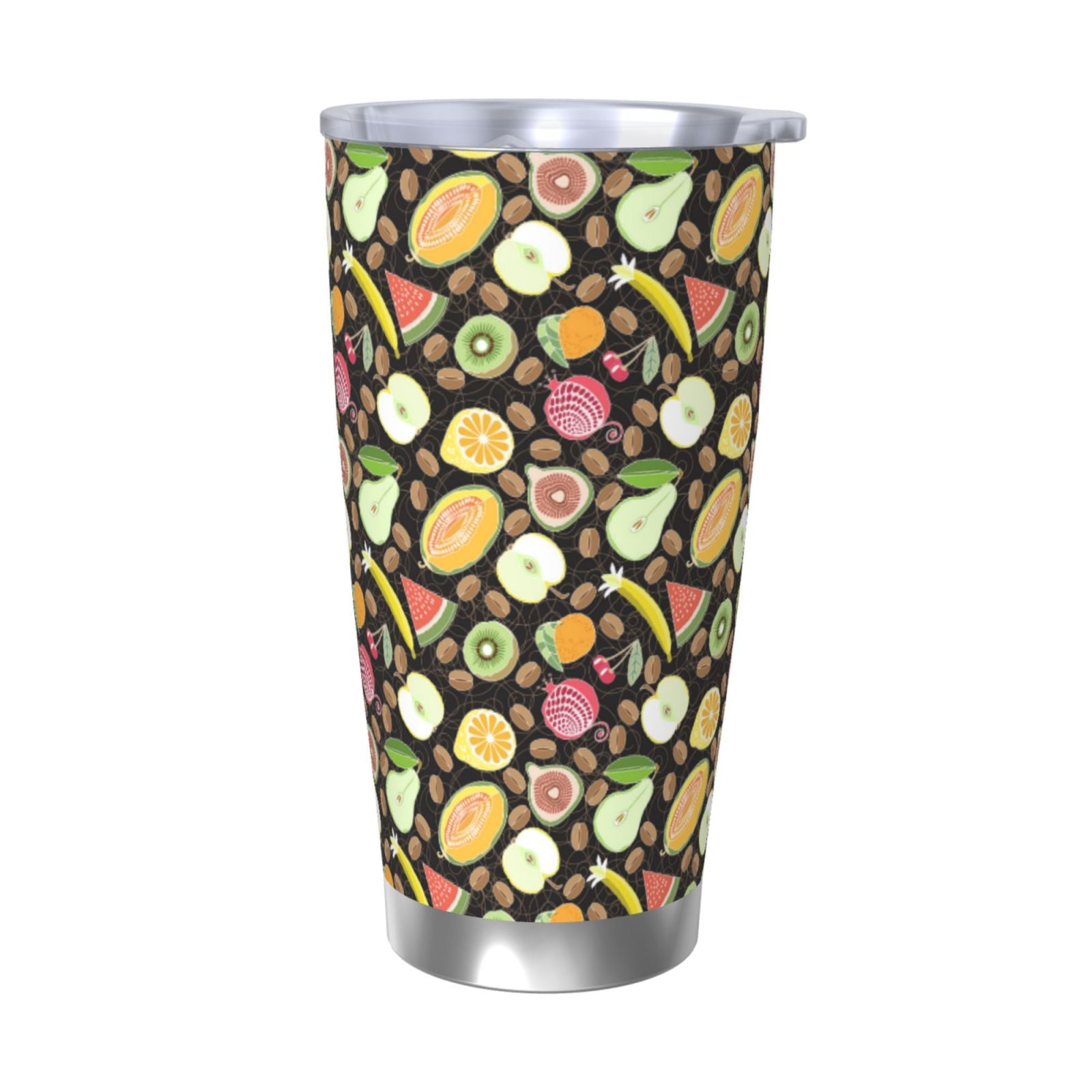Gaeub Fruits Print 20-Ounce Stainless Steel Car Cup,Tumblers Cups with ...