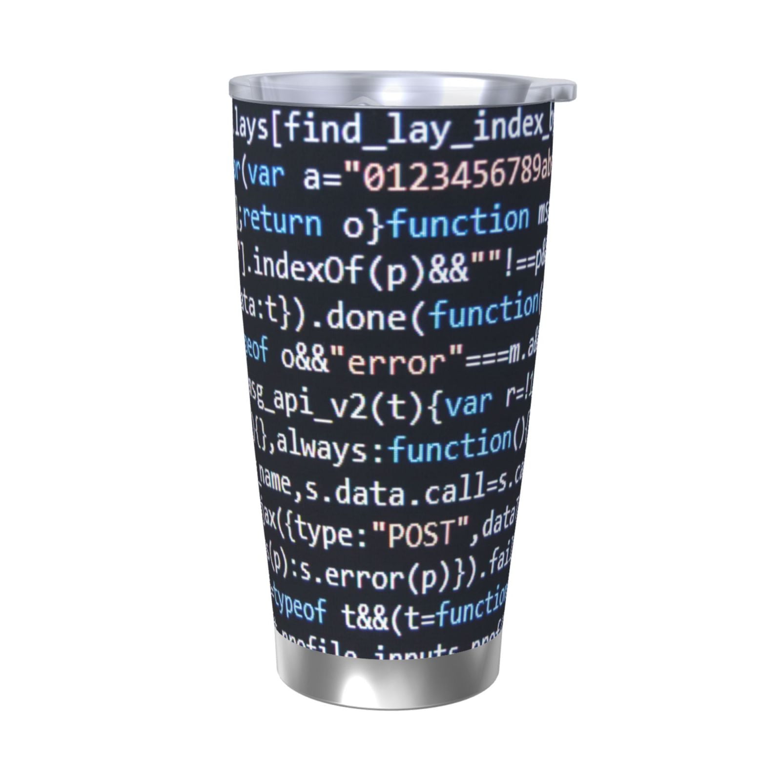 Gaeub Function Source Code Print 20-Ounce Stainless Steel Car Cup ...