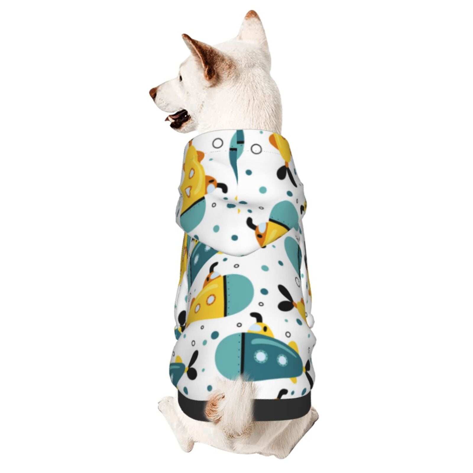 Gaeub Funny Boats Dog Hoodie Sweatshirts Warm Dog Clothes for Small ...