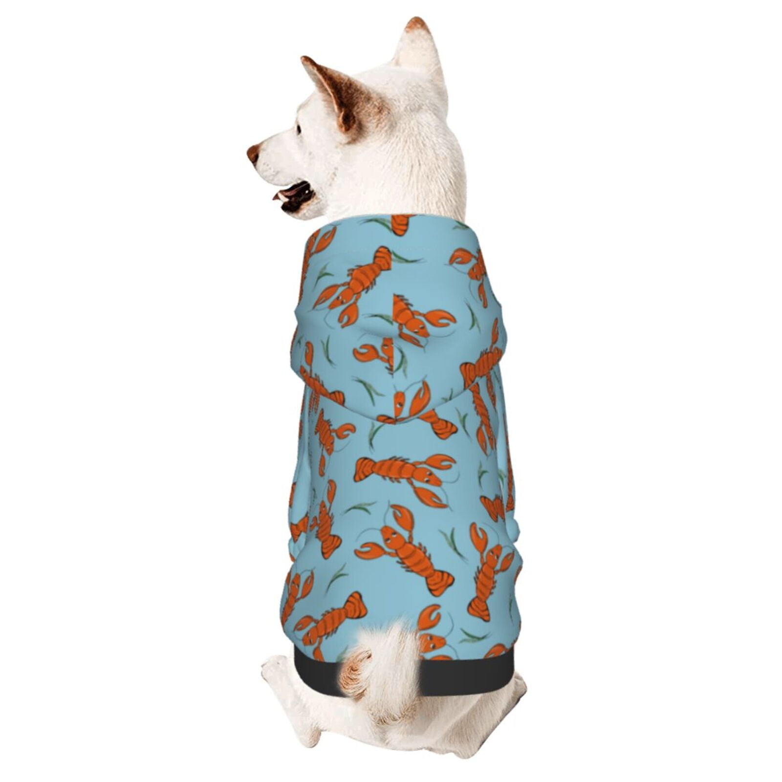 Gaeub Funny Lobsters Print Small Pets Wear Hoodies,Dog Pullover,Cat ...