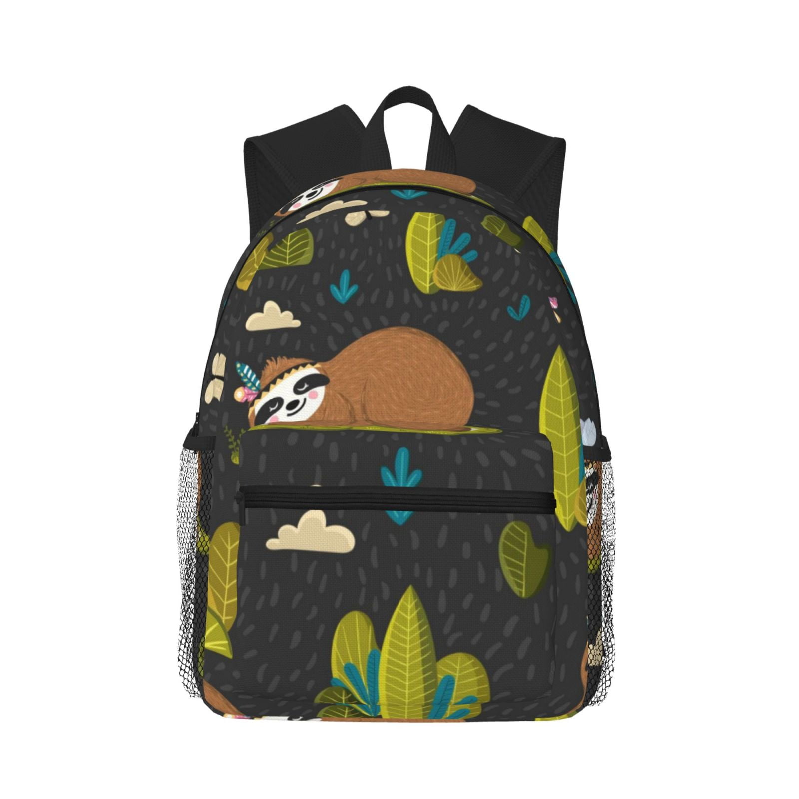 Gaeub Funny Sloths In The Forest School Backpack Waterproof Bookbag for ...