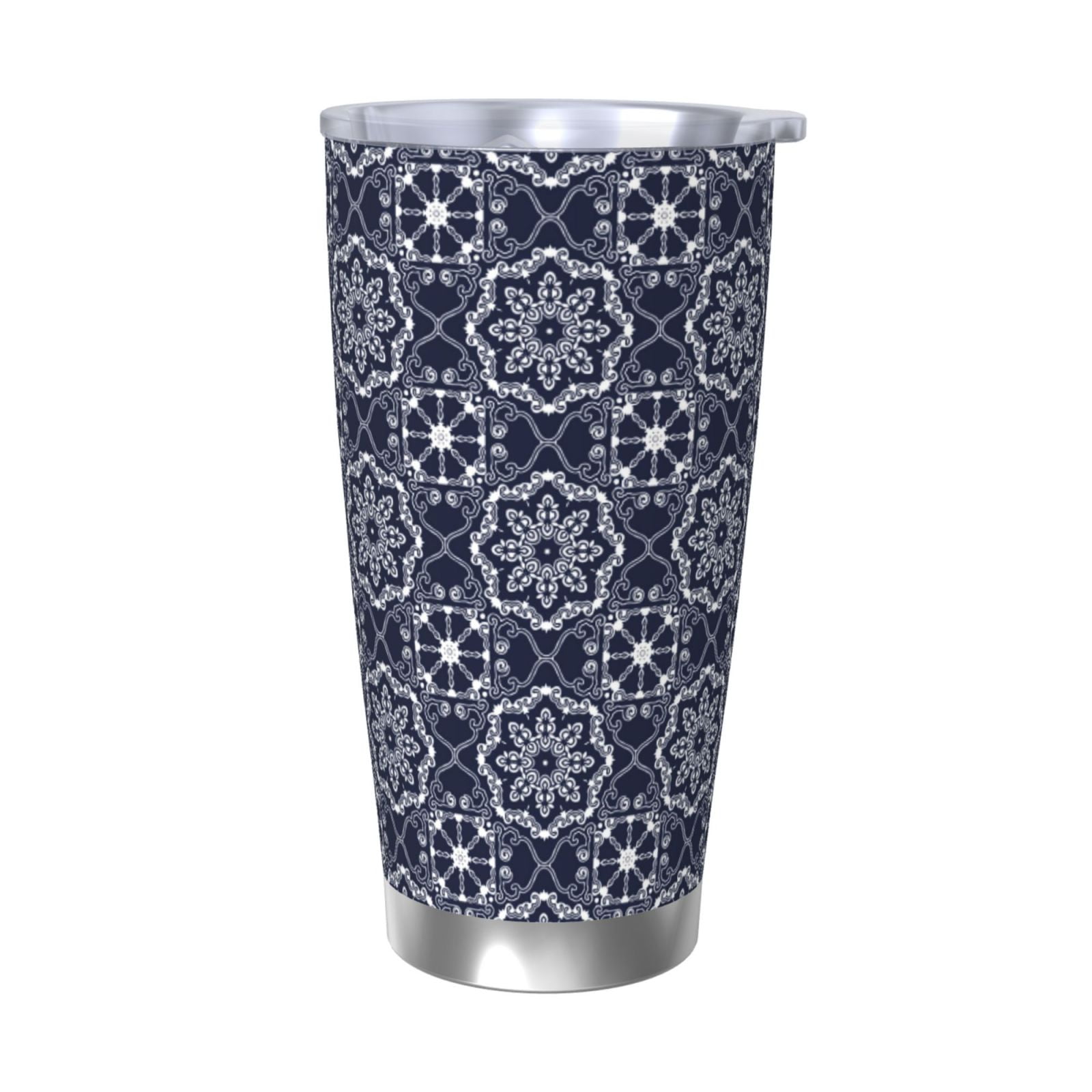 Gaeub Geometry Flower Print 20-Ounce Stainless Steel Car Cup,Tumblers ...