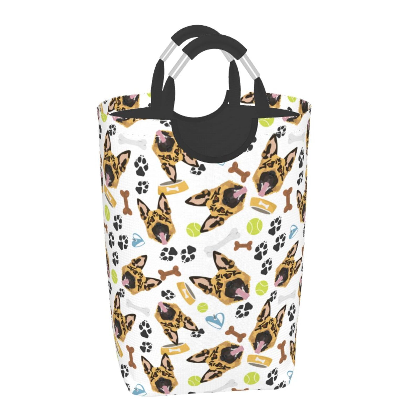 Gaeub German Shepherd Dog Print 50L Large Laundry Hampers with Handles ...
