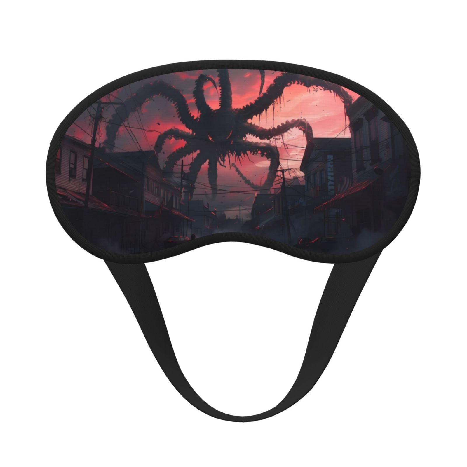 Gaeub Giant Monster Over City Printed Sleep Mask, Eye Masks for ...