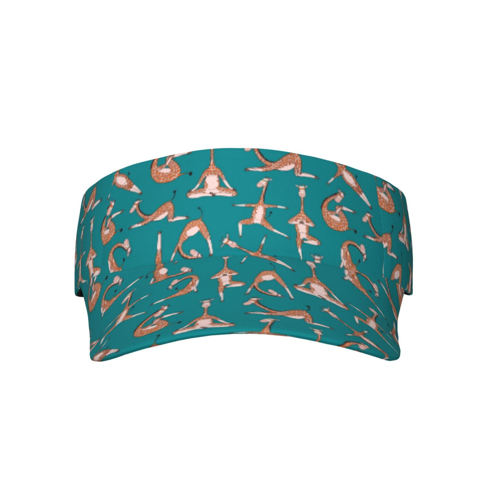 Gaeub Giraffes Doing Various Yoga Sun Visor Hats with Empty Top and ...