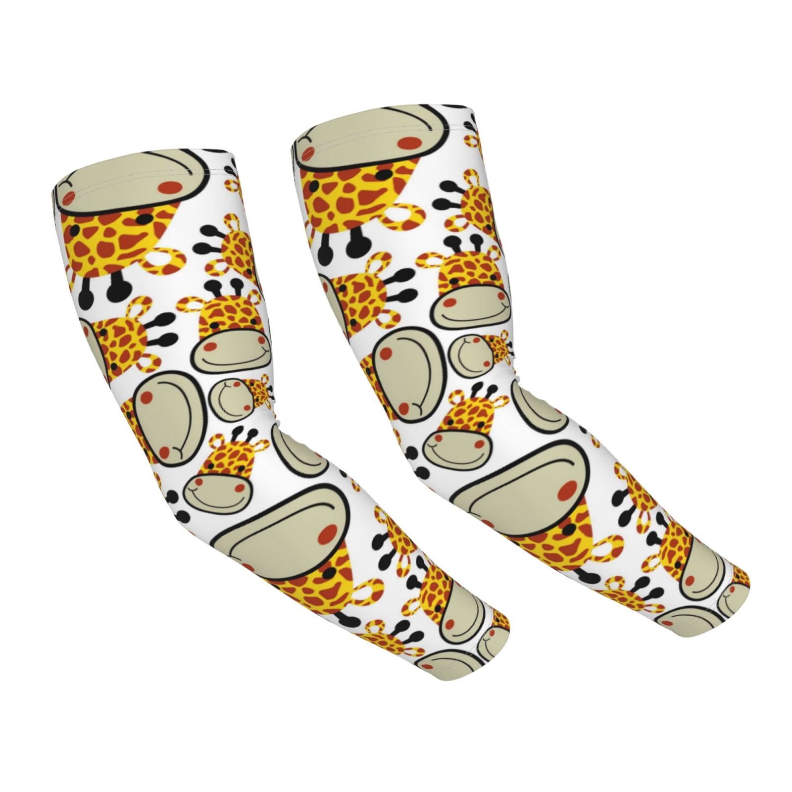 Gaeub Giraffes Head Cooling Sleeves for Men, Arm Sleeves, UV Sun Protection Sleeve to Cover with ...