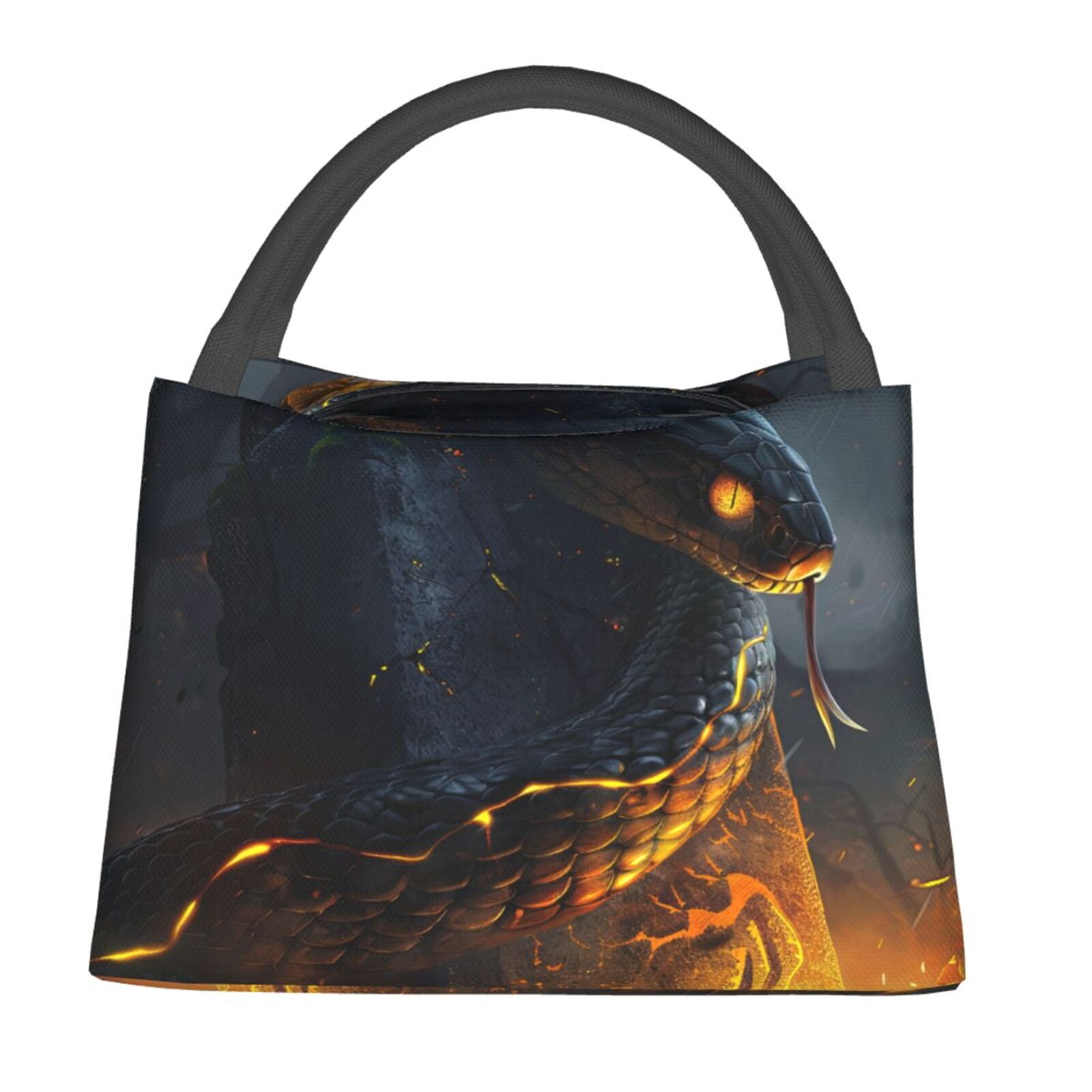 Gaeub Glowing Snake Dark Forest Collapsible Cooler Bag Insulated ...