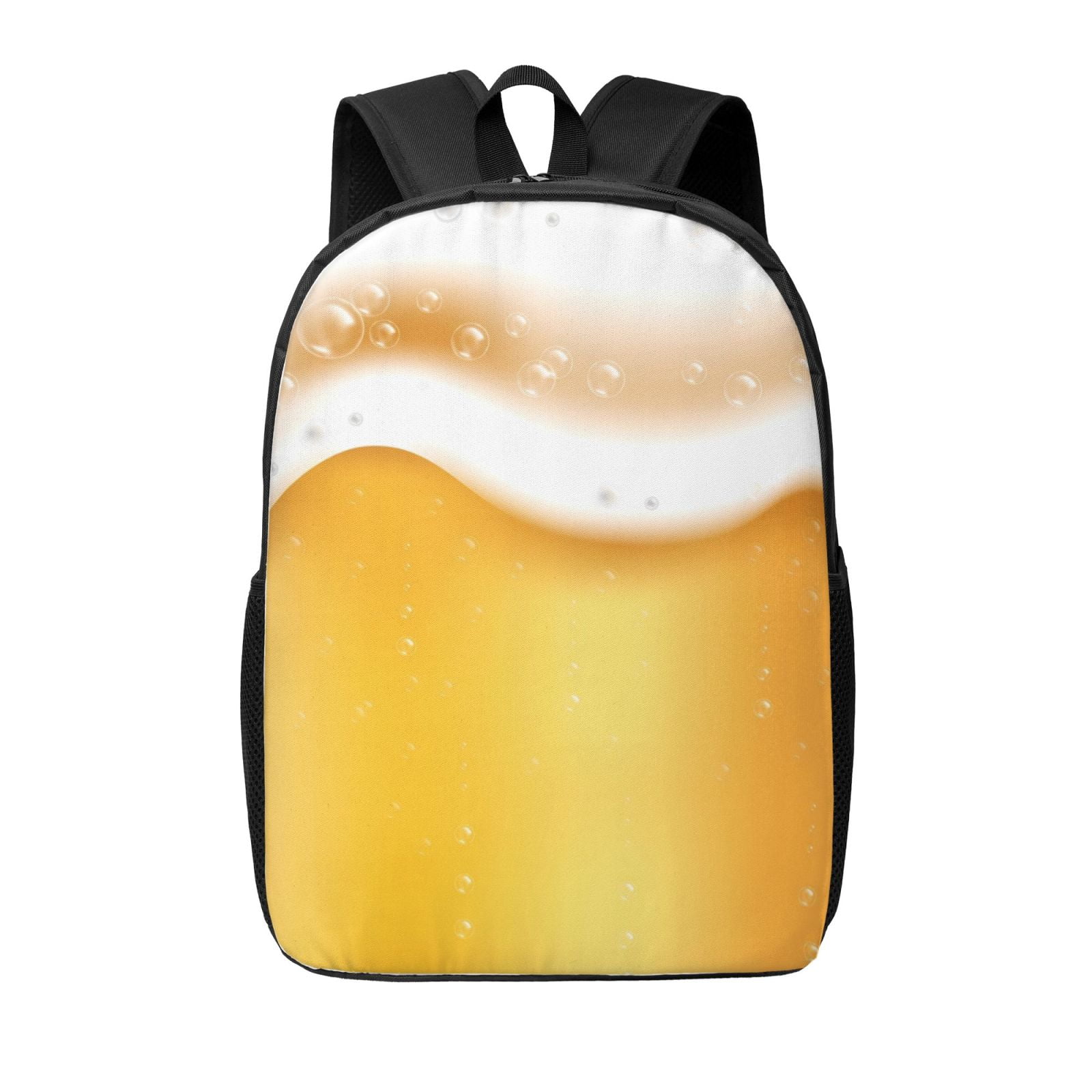 Gaeub Golden Beer Print Backpack for School,Casual Daypack For Women ...