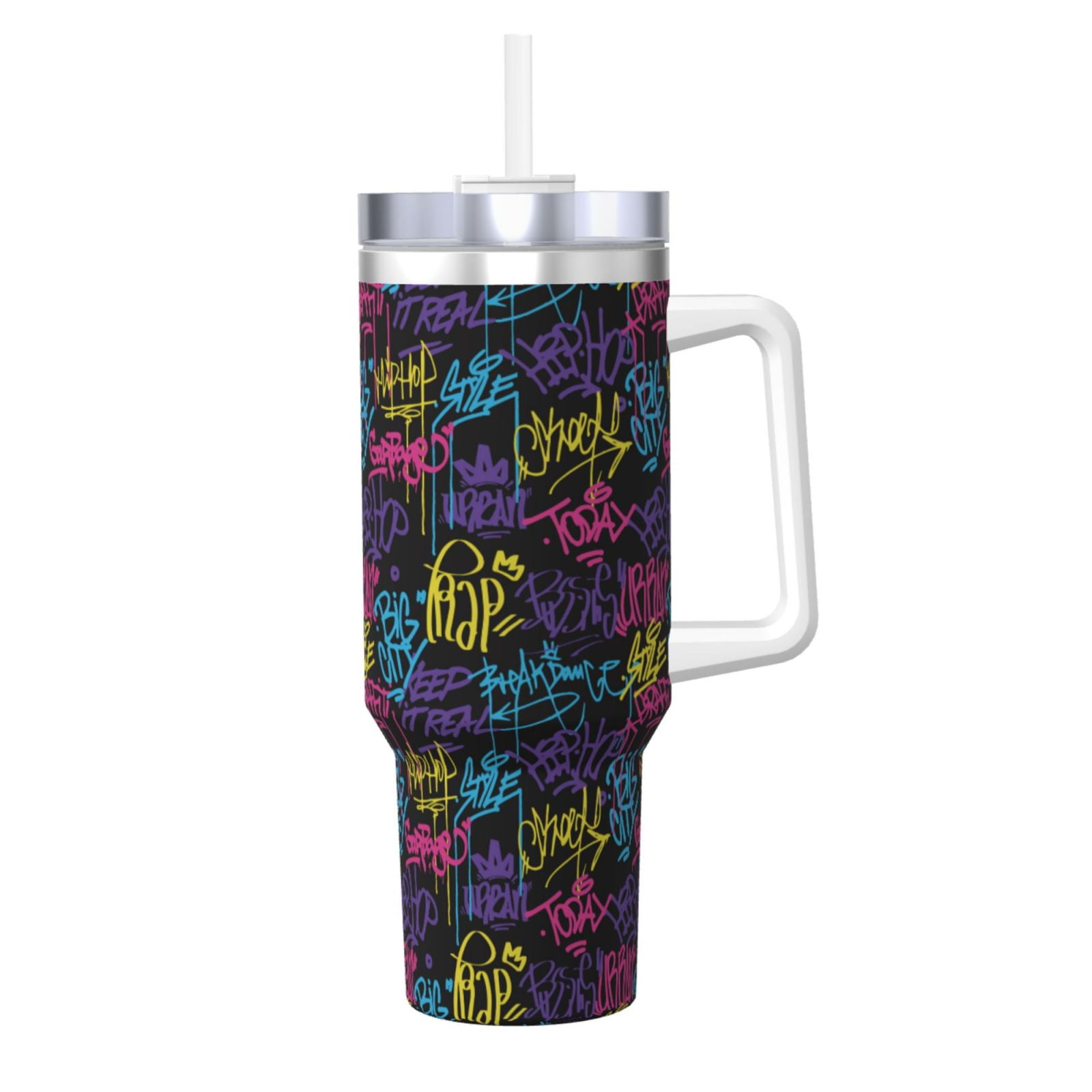 Gaeub Graffiti Art Print Stainless Steel Hot/Cold Coffee Cup,40oz Ice ...