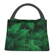 Gaeub Green Leave Fern Collapsible Cooler Bag Insulated,Leakproof Food ...
