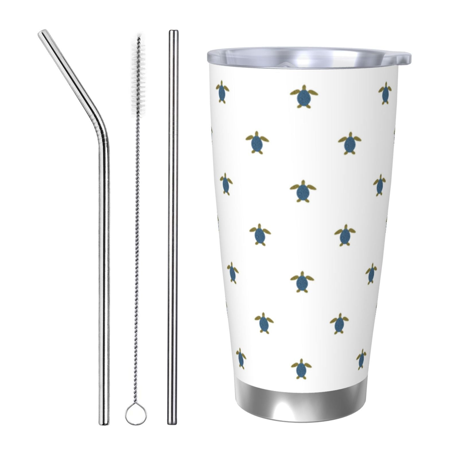 Gaeub Hand Drawn Turtle Print 20-Ounce Stainless Steel Car Cup,Tumblers ...