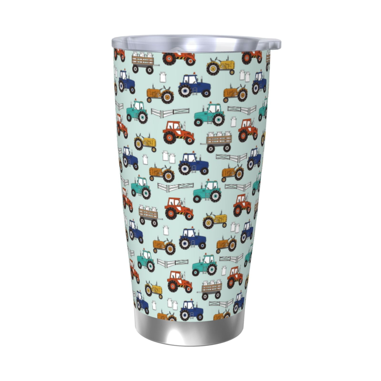 Gaeub Hand drawn tractors Print 20-Ounce Stainless Steel Car Cup ...