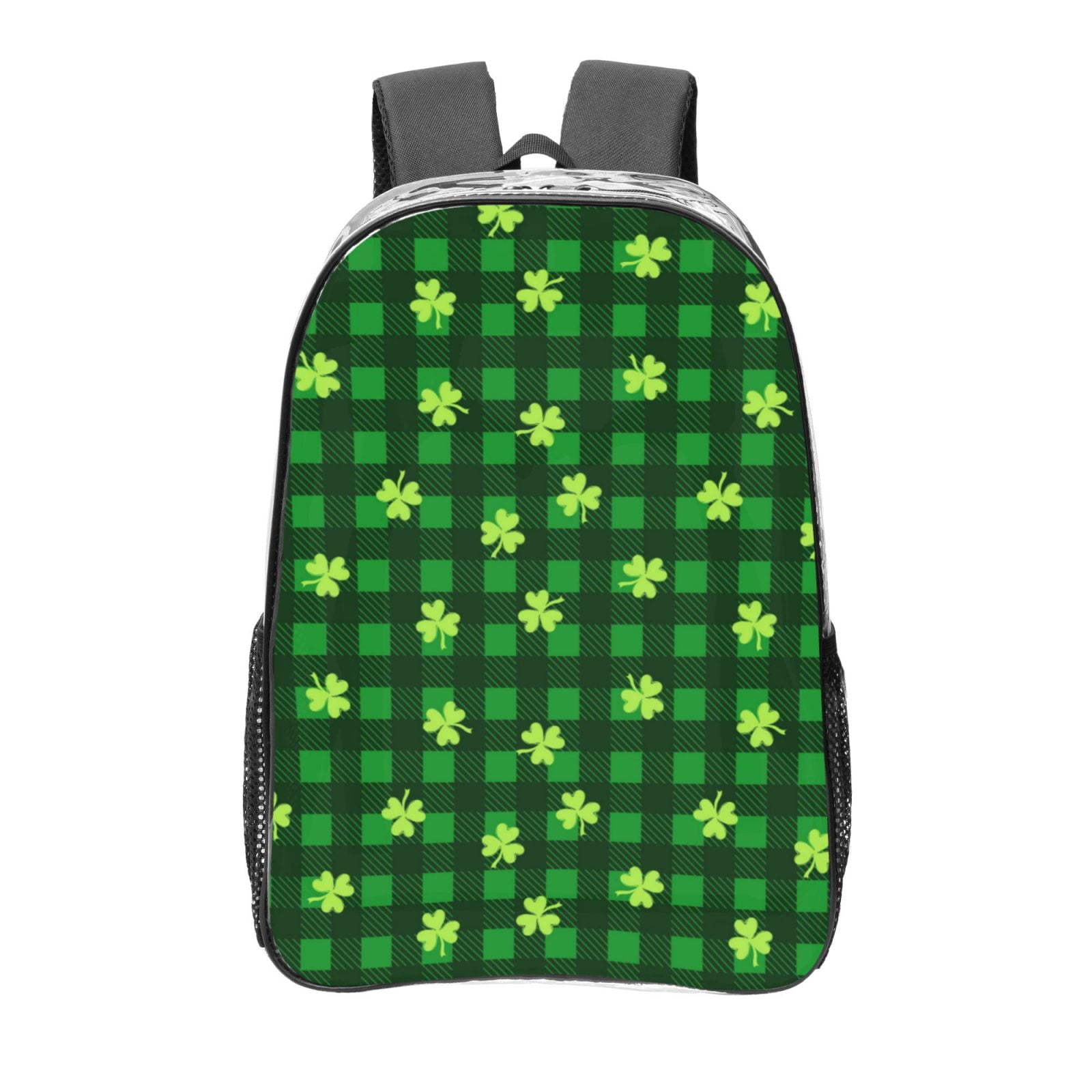 Gaeub Happy St. Patrick's Day5 Print Clear Backpack ,Clear Transparent ...