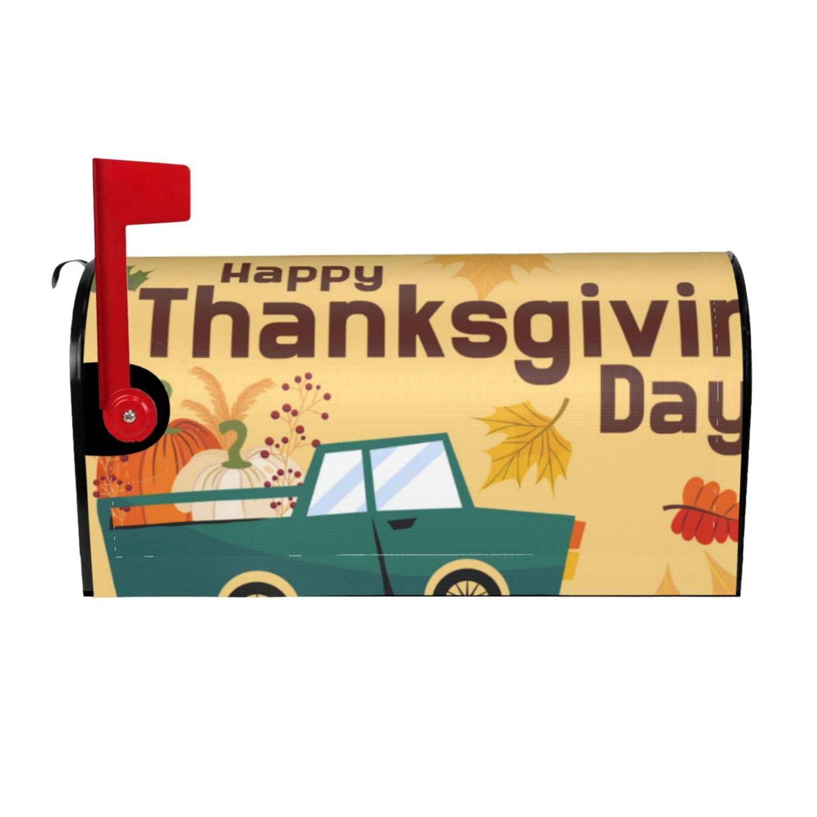 Gaeub Happy Thanksgiving Day Print Mailbox Covers Magnetic,Mailbox ...