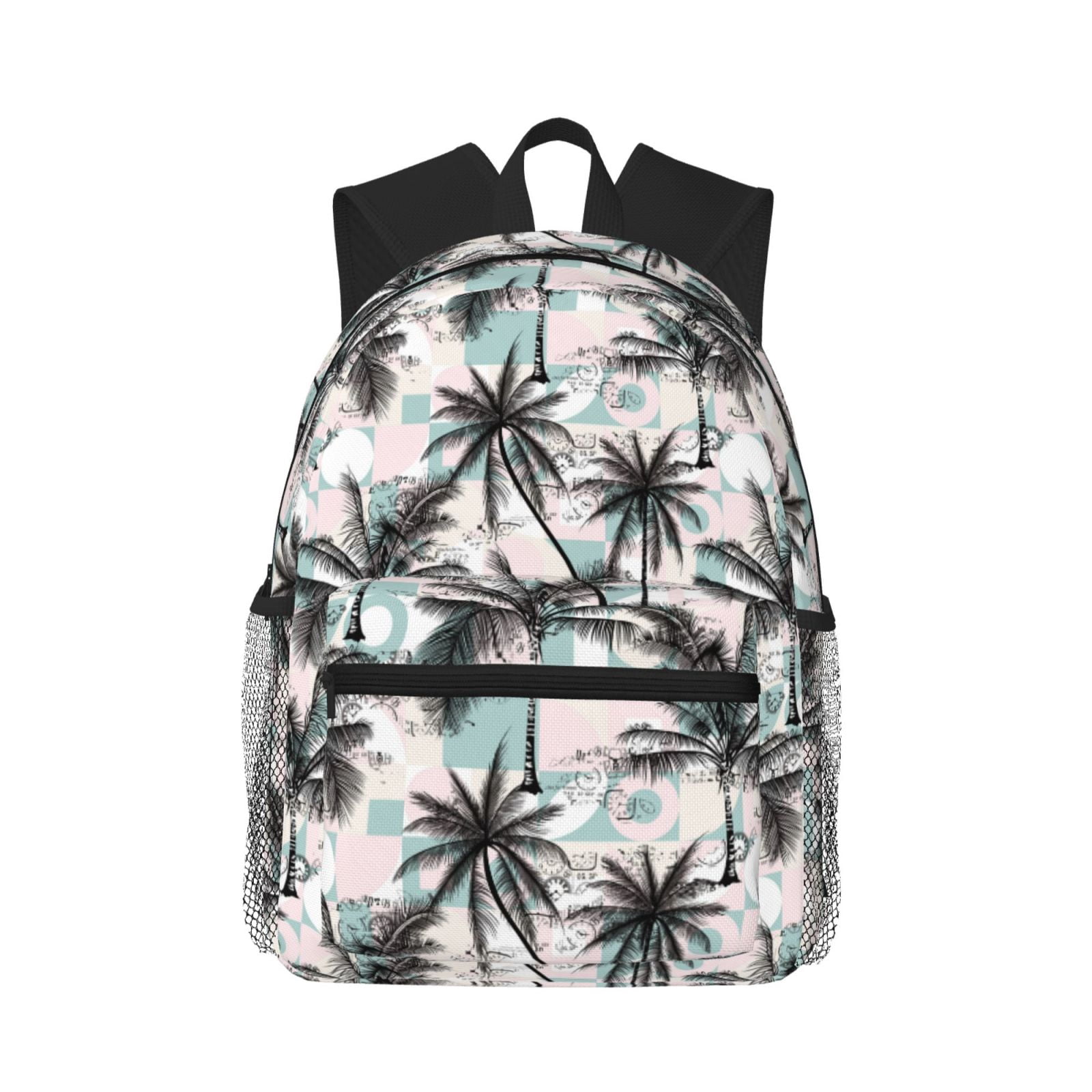 Gaeub Hawaii Palms School Backpack Waterproof Bookbag for Men Women ...