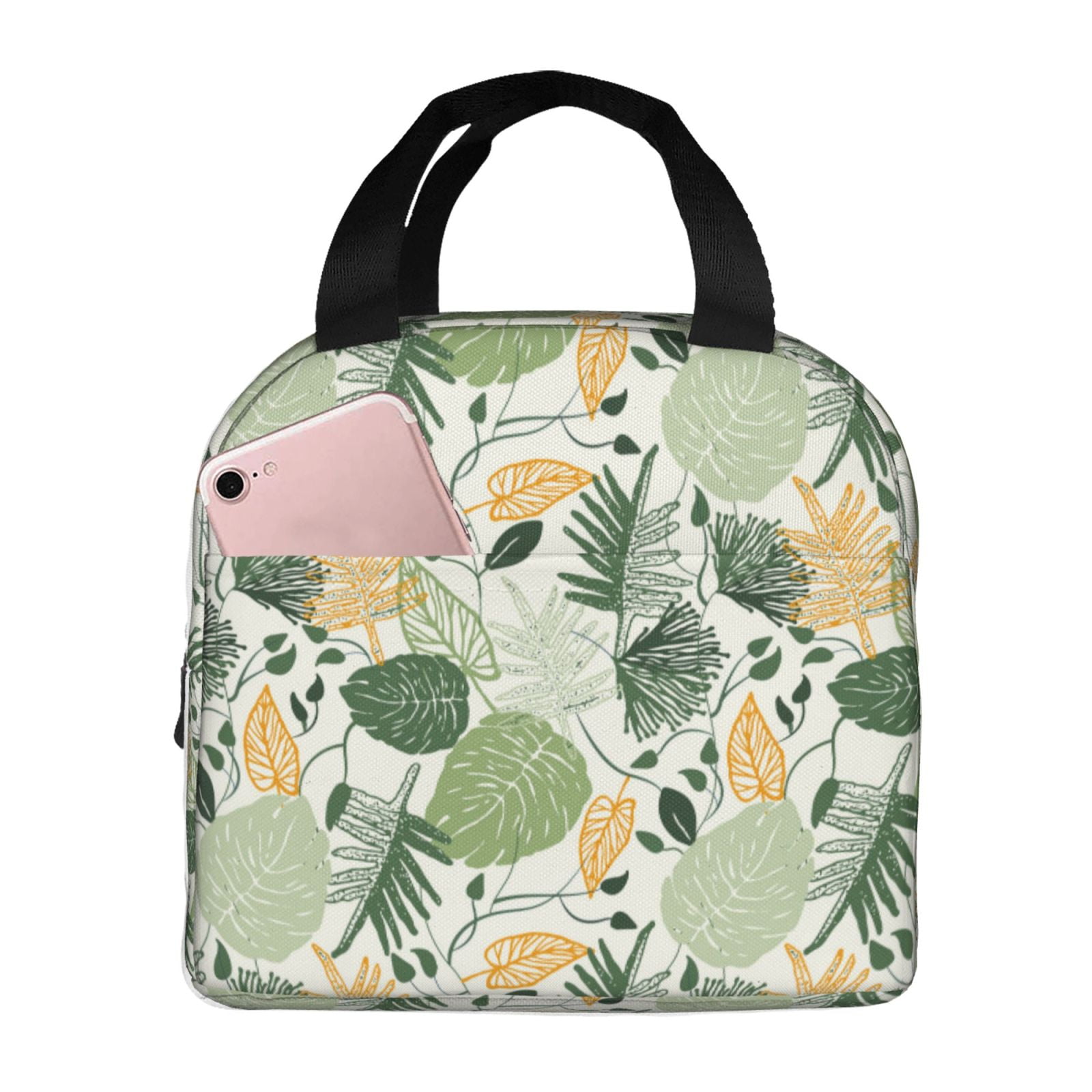 Gaeub Hawaiian Style Print Lunch Bag Lunch Box for Women Men,Reusable ...