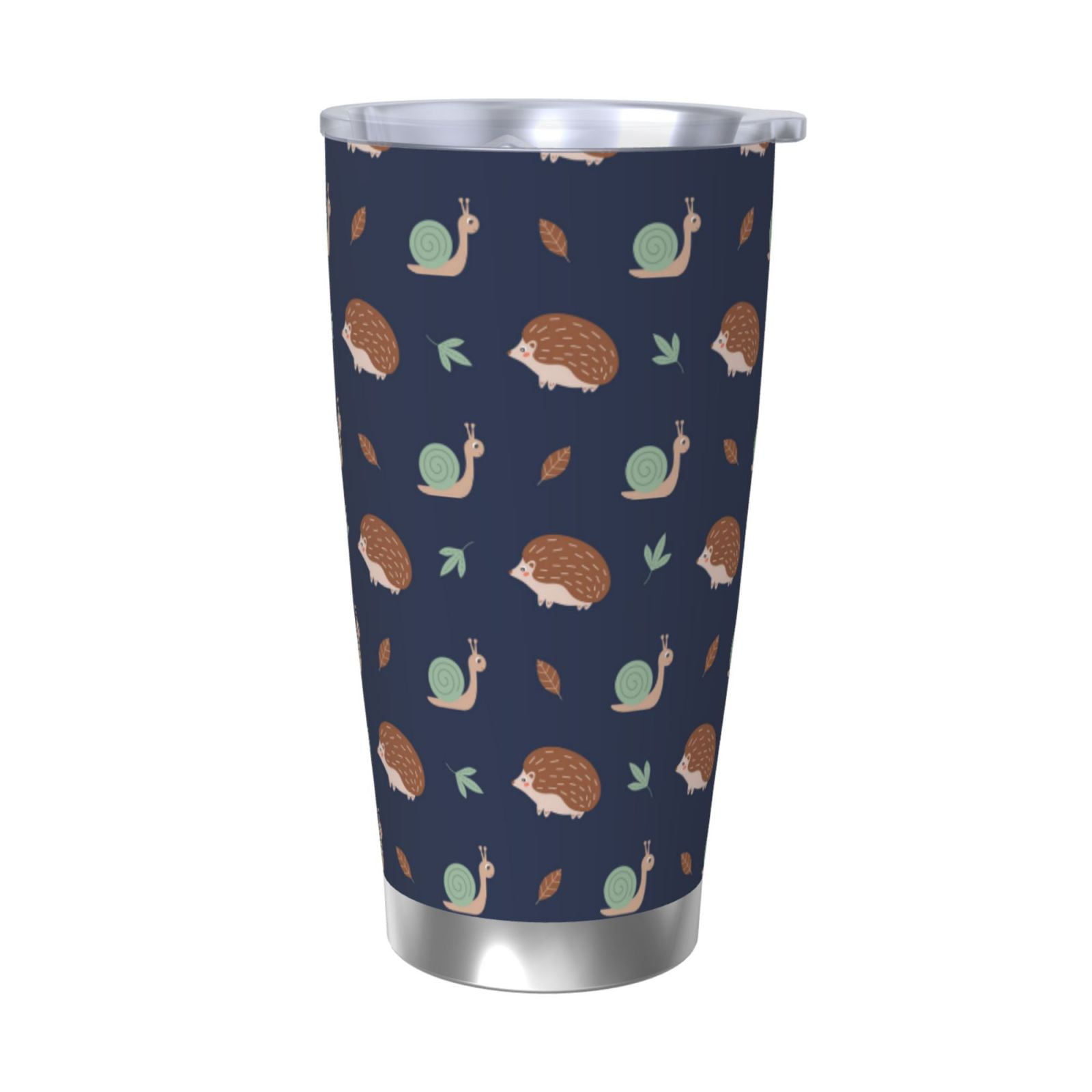 Gaeub Hedgehog And Snail Print 20-Ounce Stainless Steel Car Cup ...