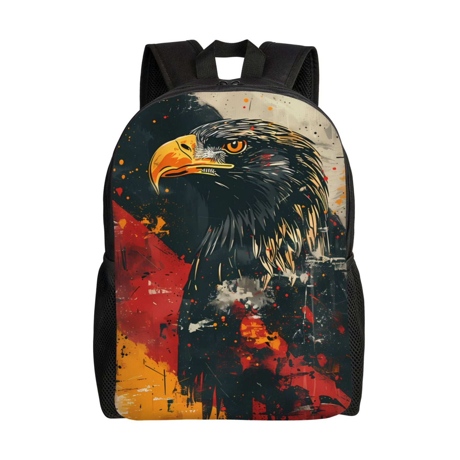 Gaeub Ink Style Bald Eagle Print Unisex Backpacks, College Bookbag ...