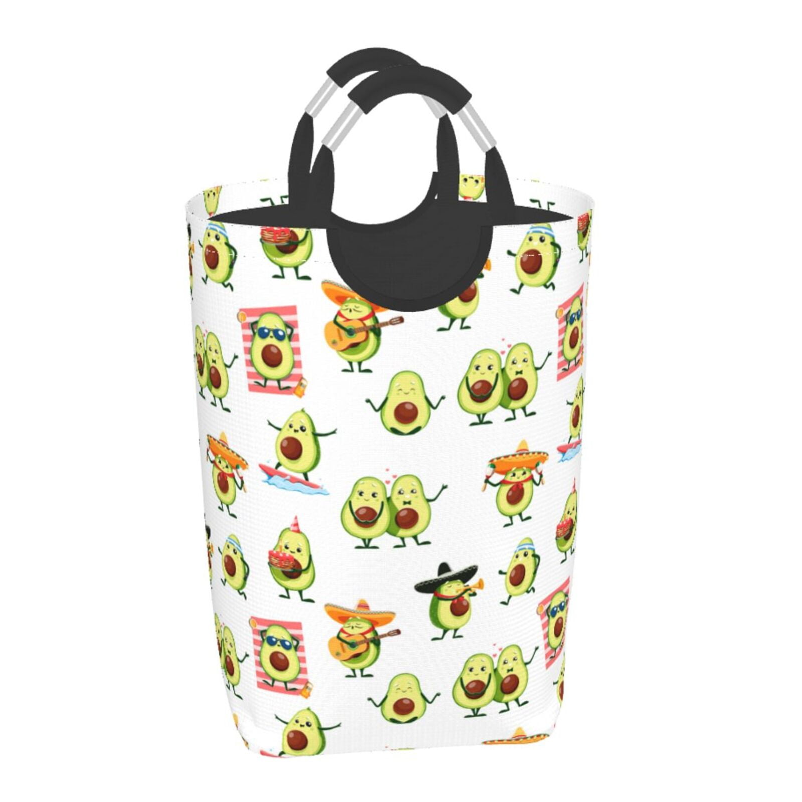 Gaeub Kawaii Mexican Avocado Print 50L Large Laundry Hampers with ...