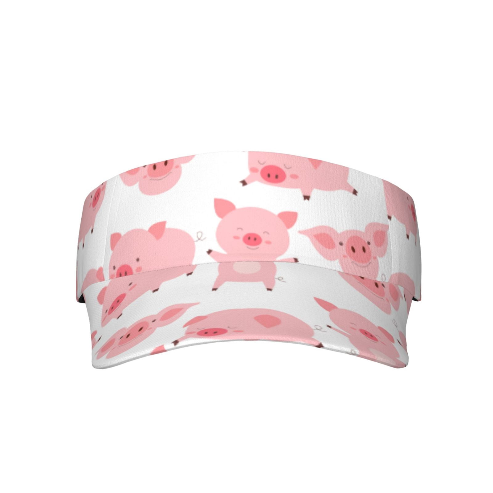 Gaeub Kawaii Pigs Sun Visor Hats with Empty Top and Adjustable, UV ...