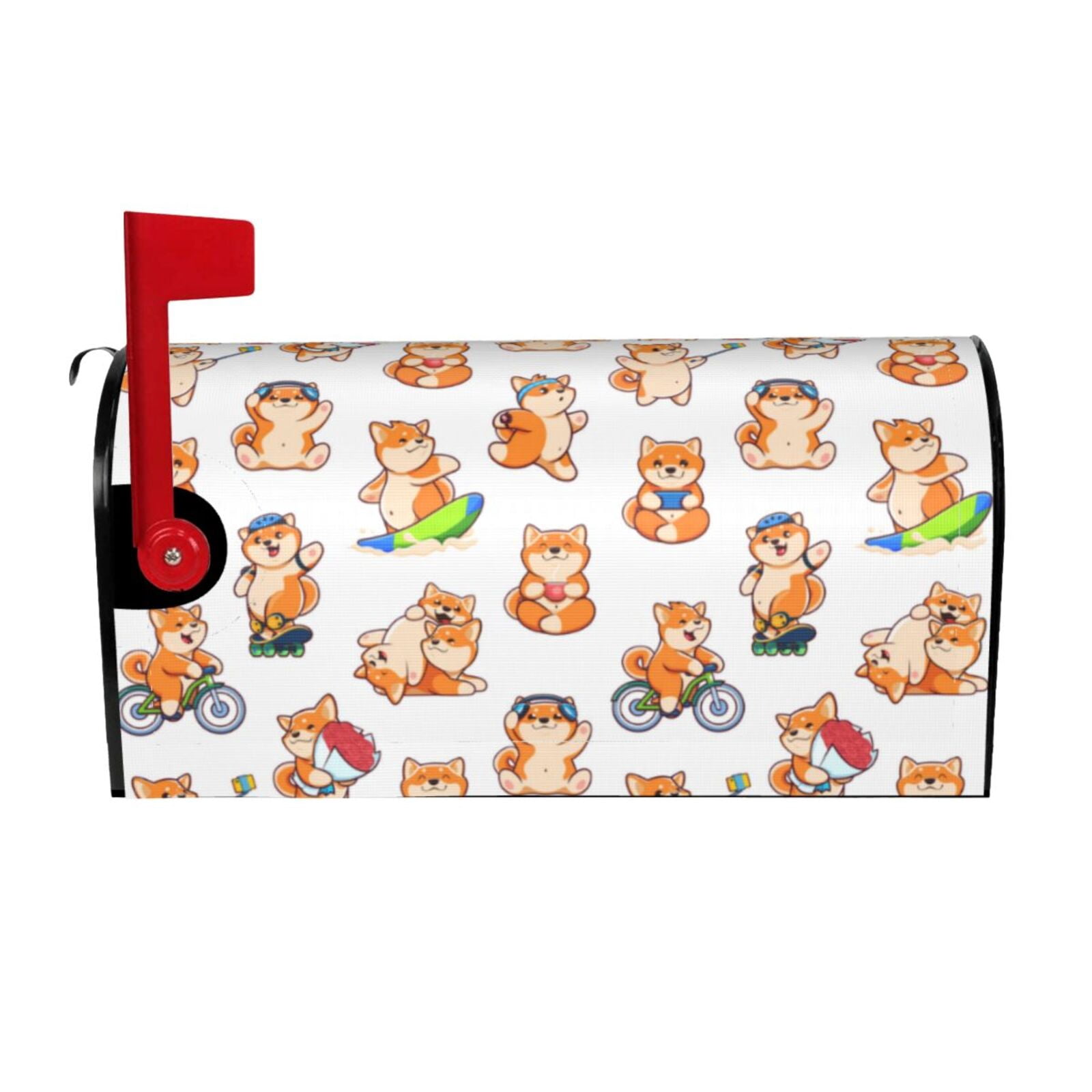 Gaeub Kawaii Shiba Dog Print Mailbox Covers Magnetic,Mailbox Covers ...