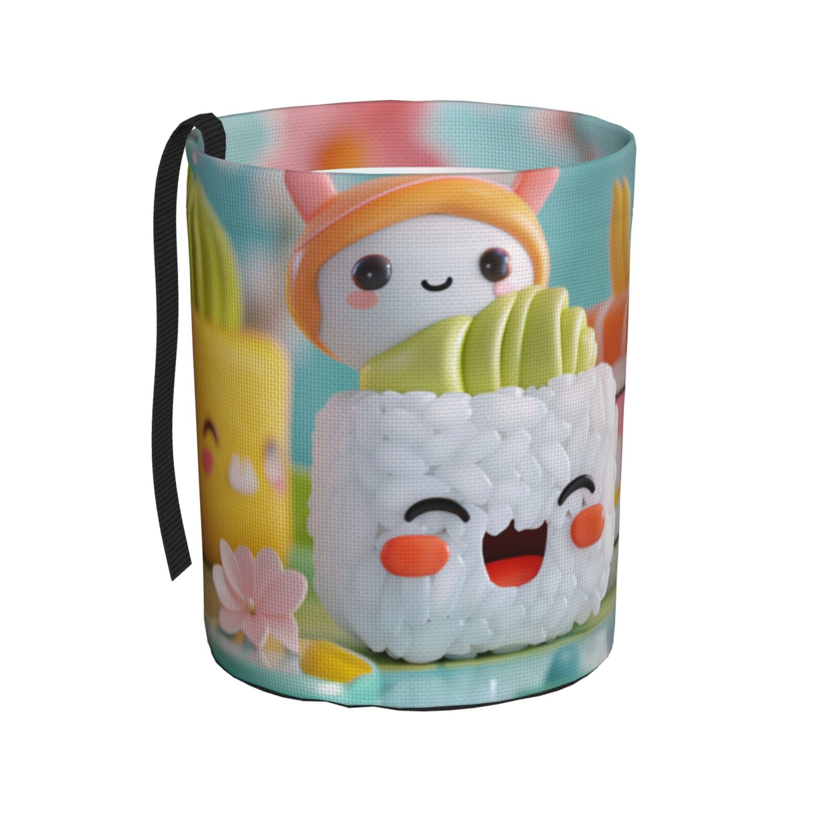 Gaeub Kawaii Sushi Characters Delight Print Car Trash Can, Collapsible ...