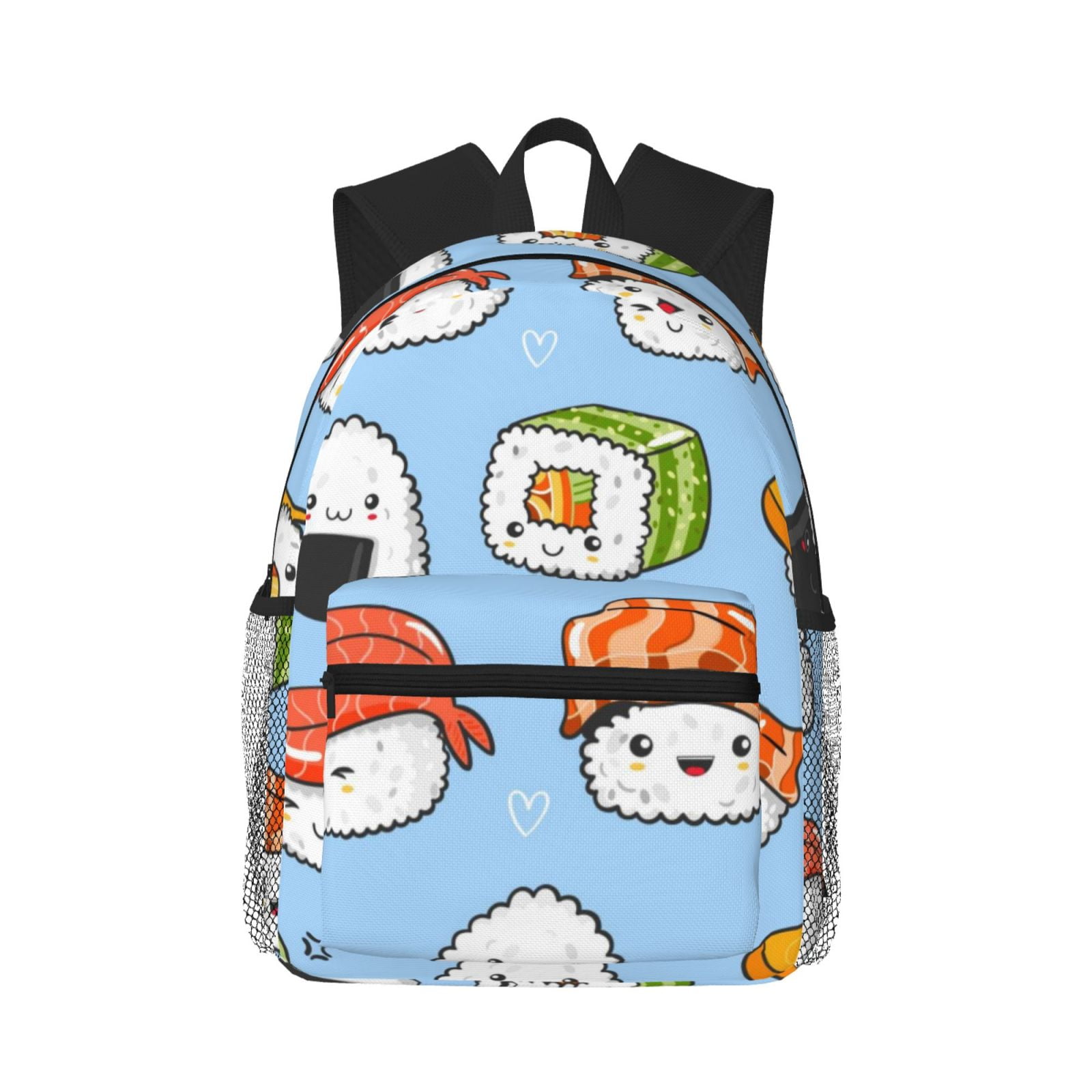 Gaeub Kawaii Sushi School Backpack Waterproof Bookbag for Men Women ...