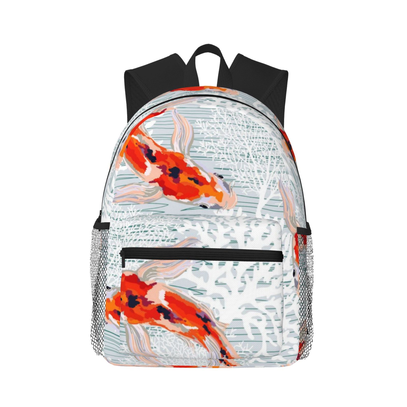 Gaeub Koi Fish Corals,Spring Summer School Backpack Waterproof Bookbag ...