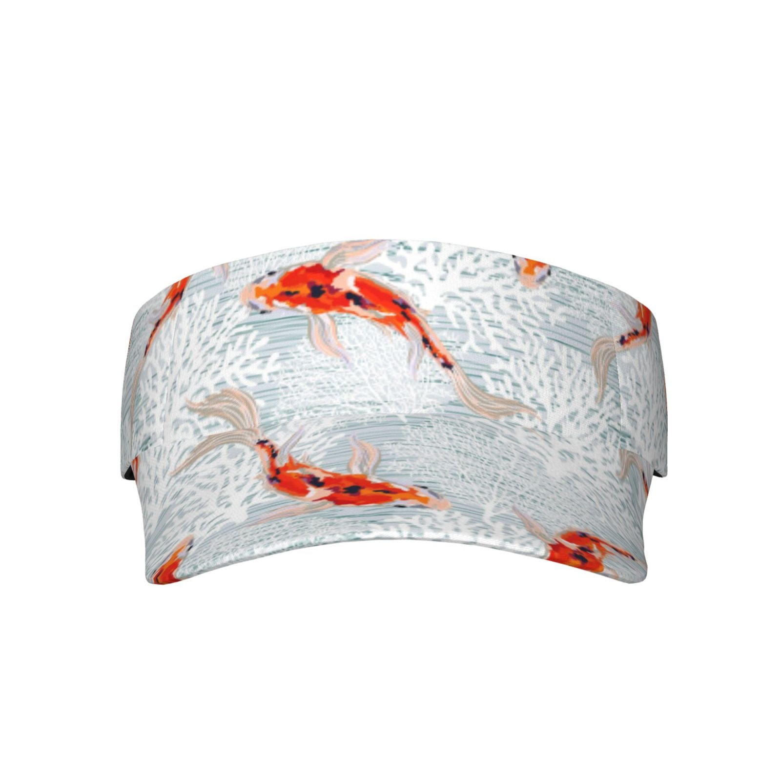 Gaeub Koi Fish Corals,Spring Summer Sun Visor Hats with Empty Top and ...