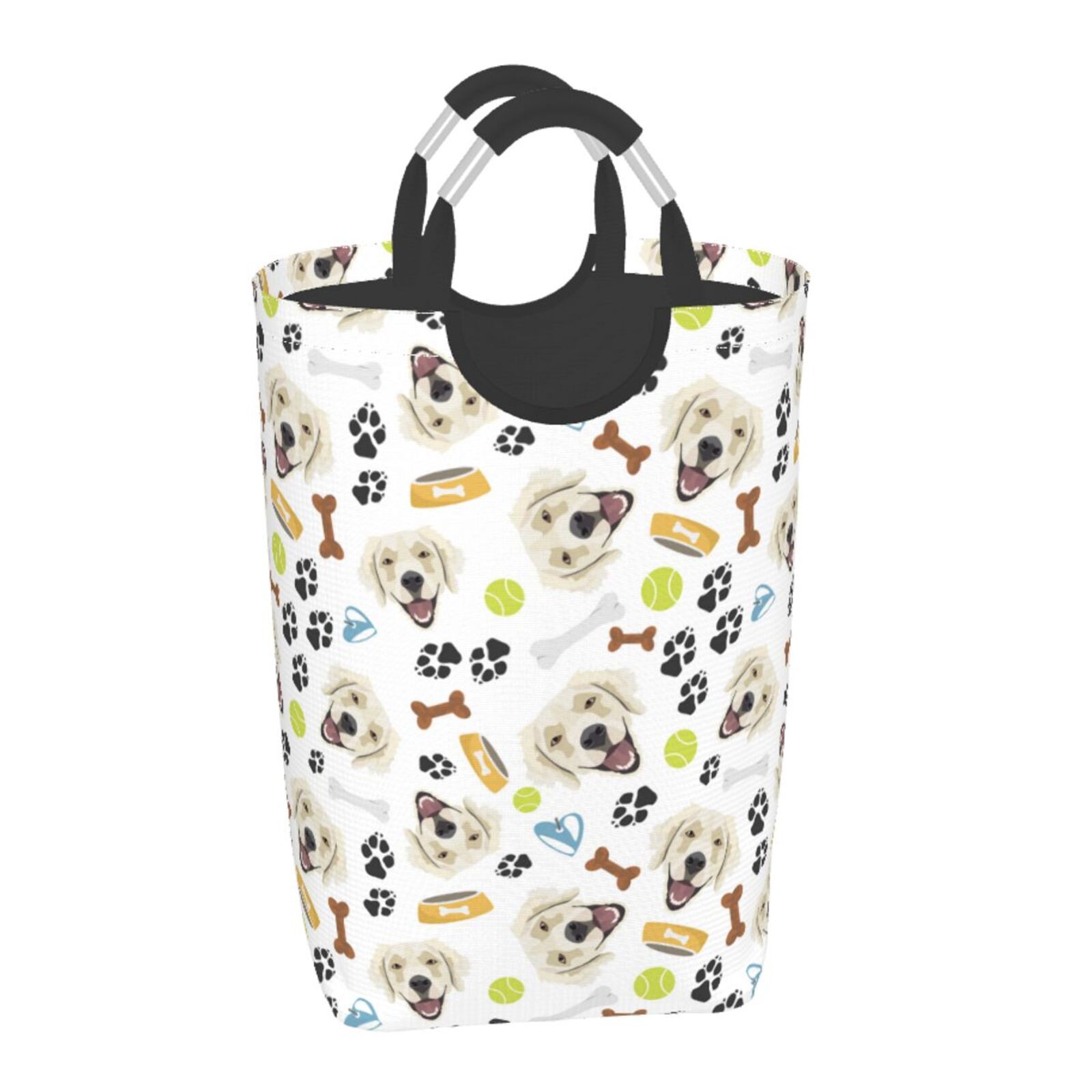Gaeub Labrador Retriever Dog Print 50L Large Laundry Hampers with ...
