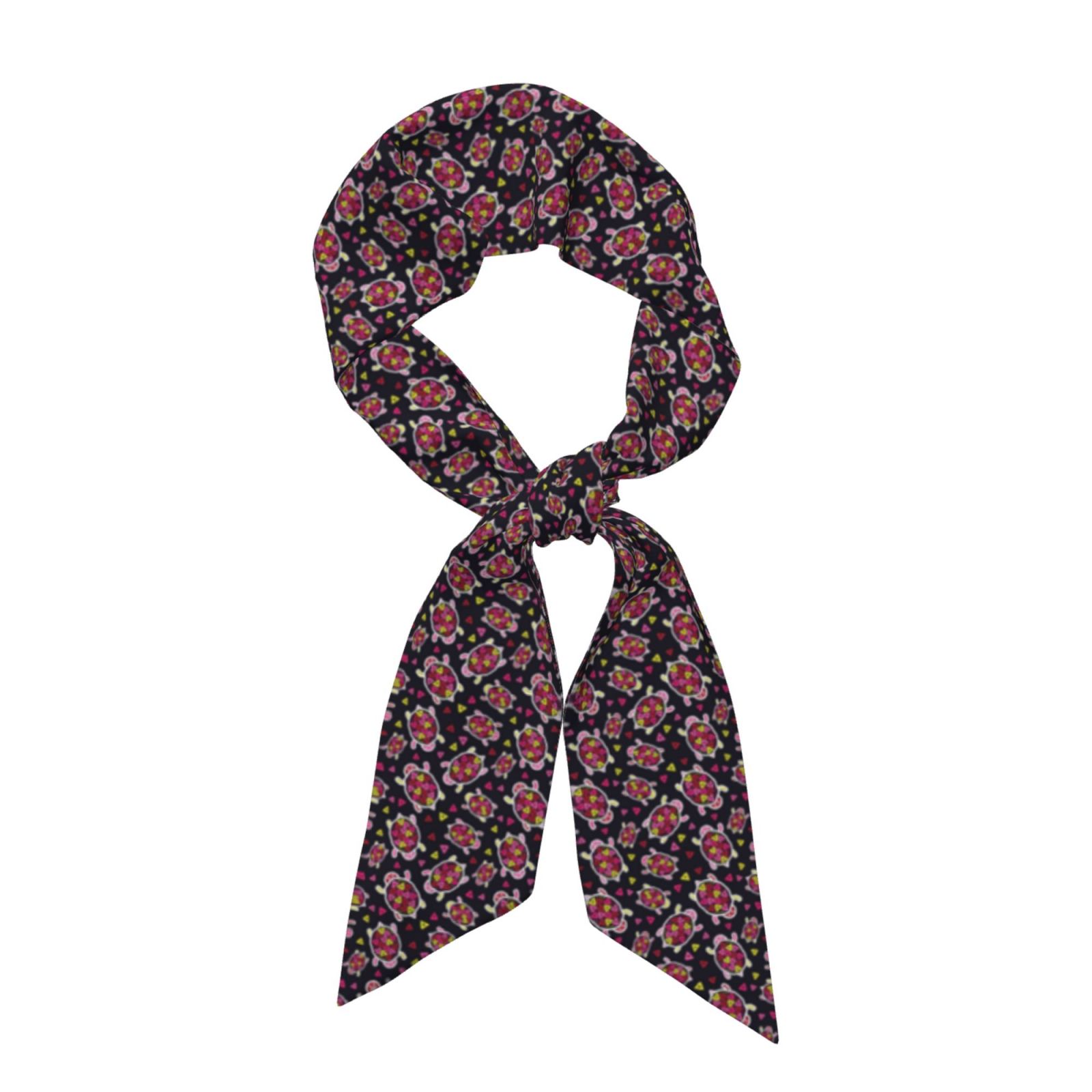 Gaeub Ladybug Printed Silk Feeling Scarf ， Satin Head Scarf for Women ...