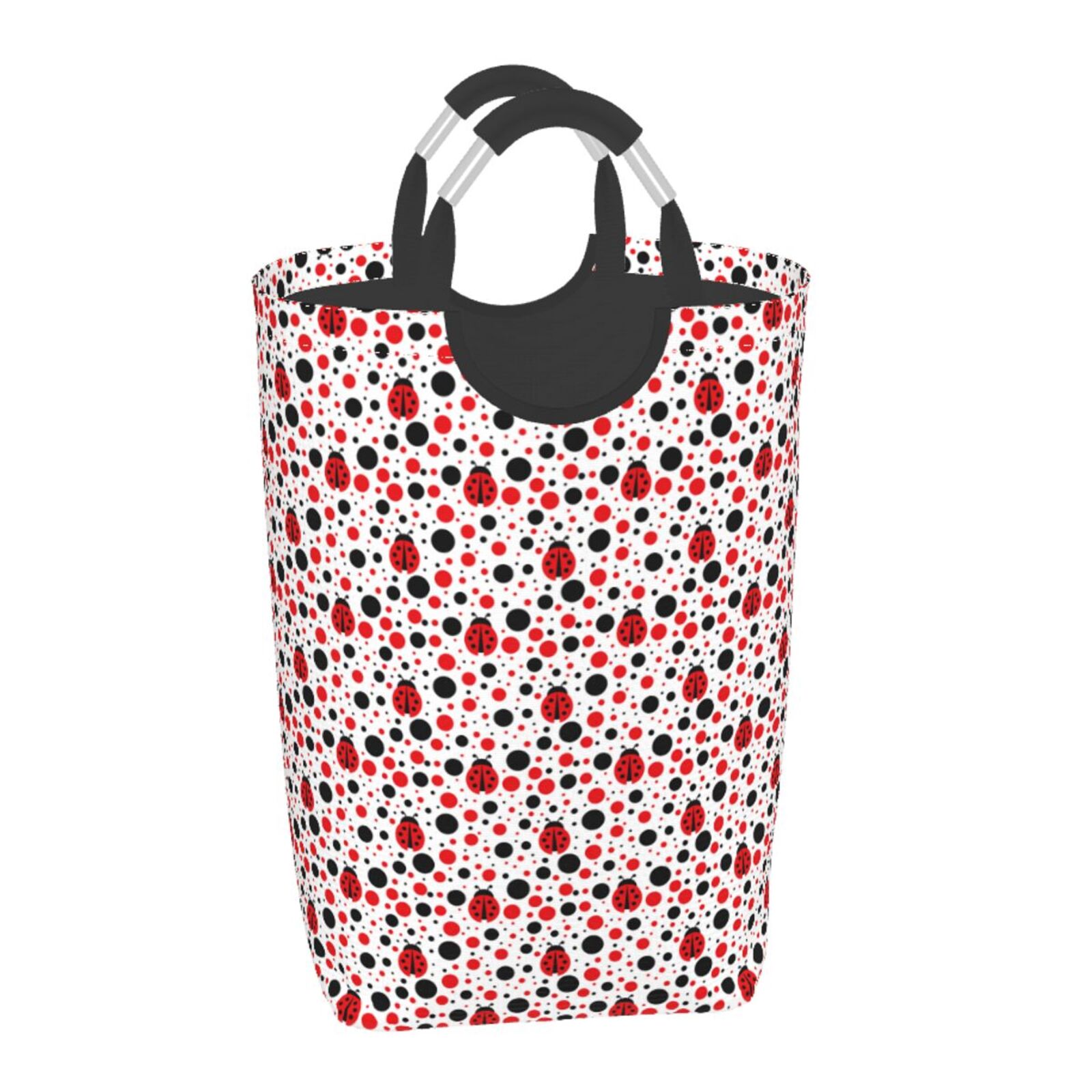 Gaeub Ladybugs 2 Print 50L Large Laundry Hampers with Handles ...