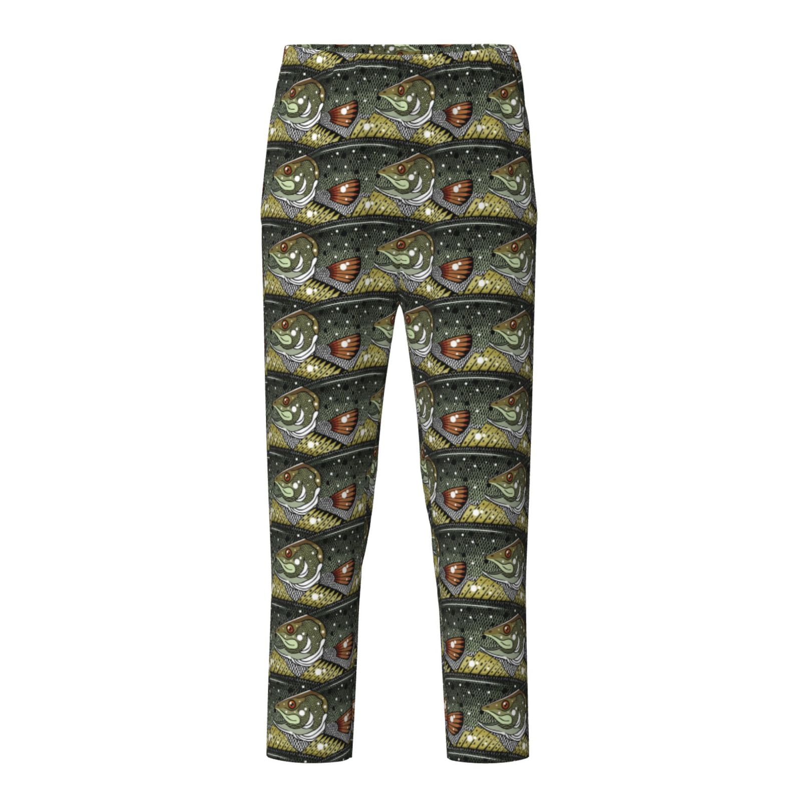 Gaeub Largemouth Bass Fish Print Boys Girls Pajama Pants,Pajama Bottoms ...