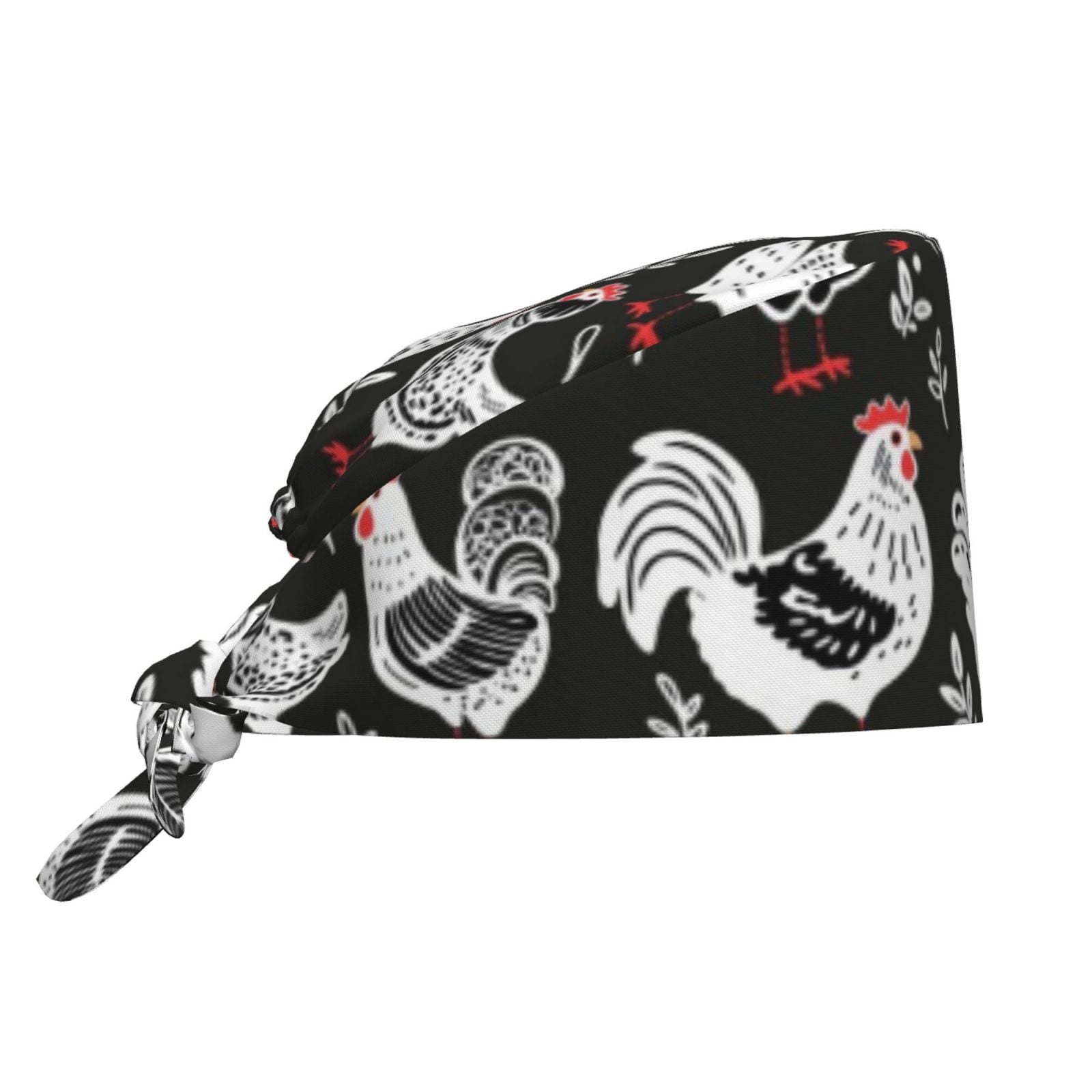 Gaeub Laying Hens And Roosters Print Cleaning Working Cap,Unisex Scrub ...