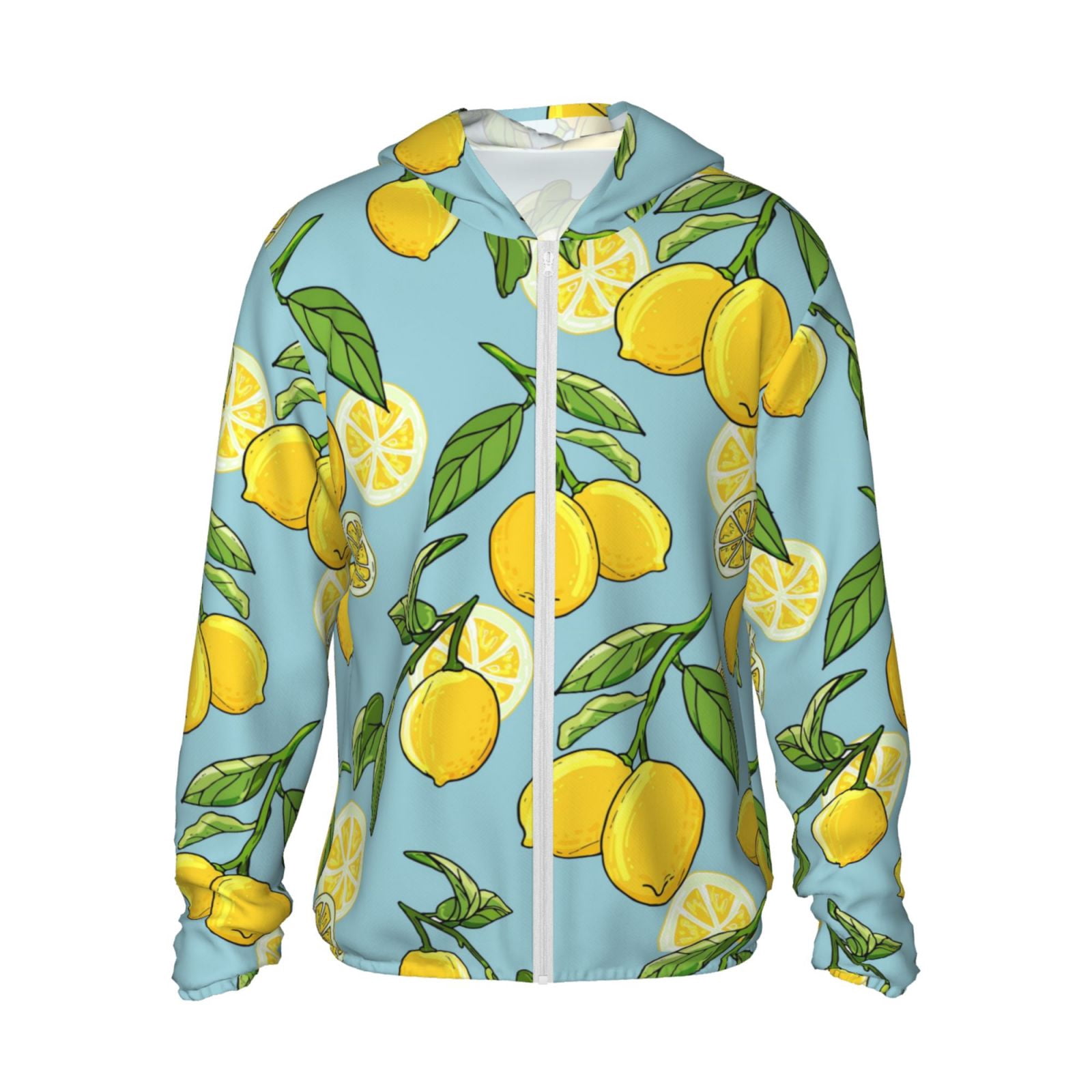 Gaeub Lemon Men's and Women's UPF 50+ Long-Sleeved Sun Protection ...