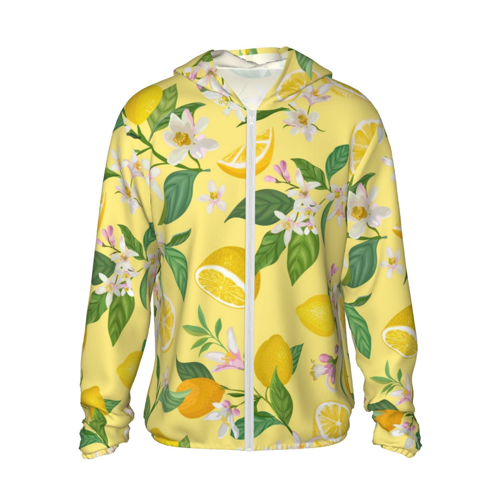 Gaeub Lemon Men's and Women's UPF 50+ Long-Sleeved Sun Protection ...