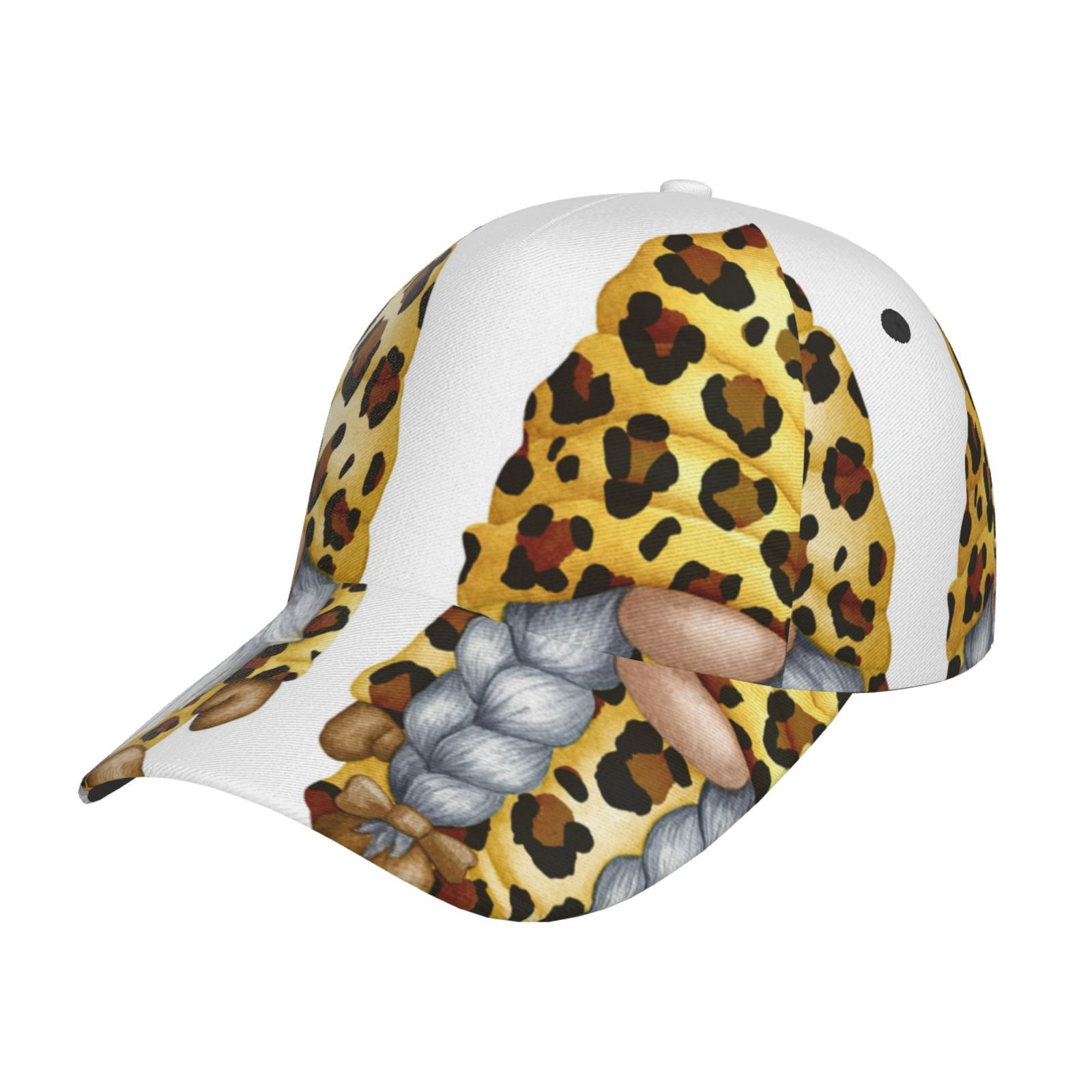 Gaeub Leopard Gnomes Print Baseball Caps,Adjustable Hat, One Size ...