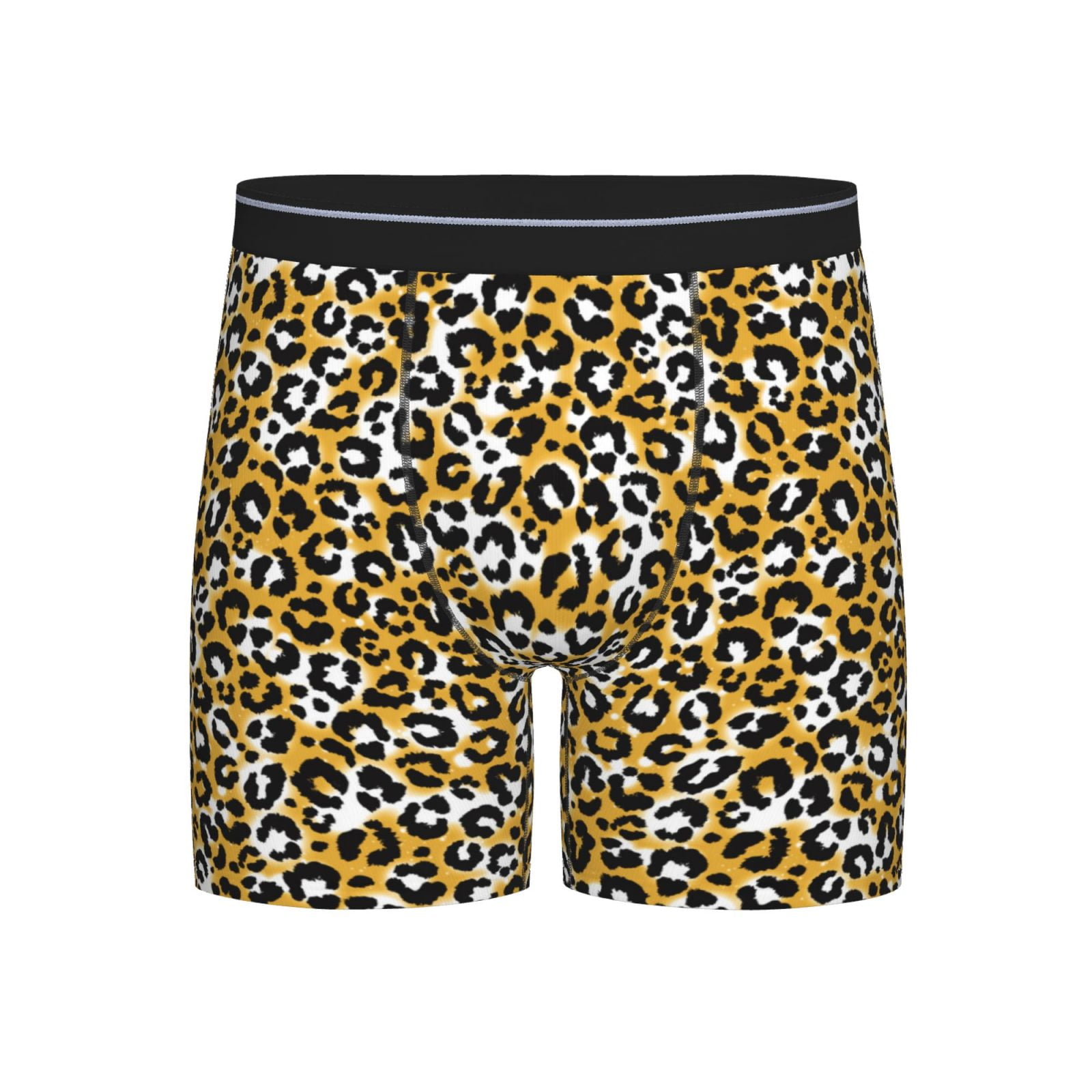 Gaeub Leopard Print Men’s Underwear Boxer Briefs,Men's Tag-Free Boxer ...