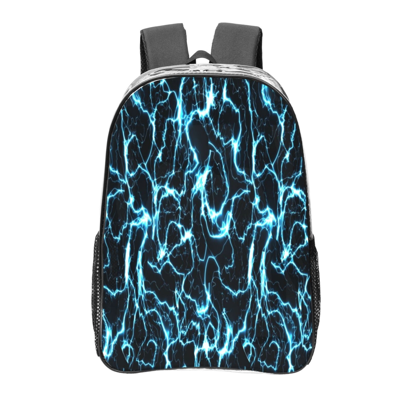 Gaeub Lightning Print Clear Backpack ,Clear Transparent Backpack, PVC ...