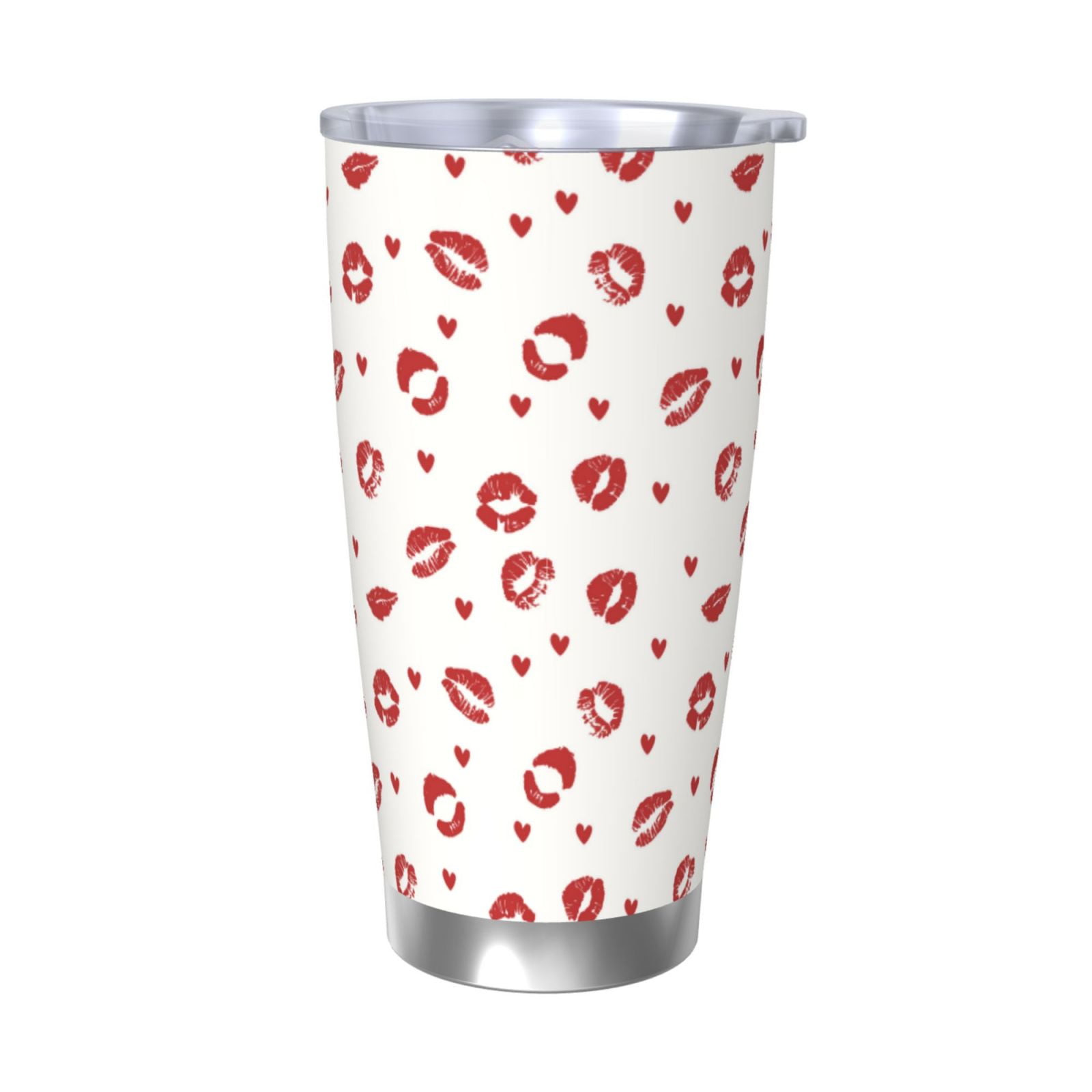 Gaeub Lips Kiss Print 20-Ounce Stainless Steel Car Cup,Tumblers Cups ...