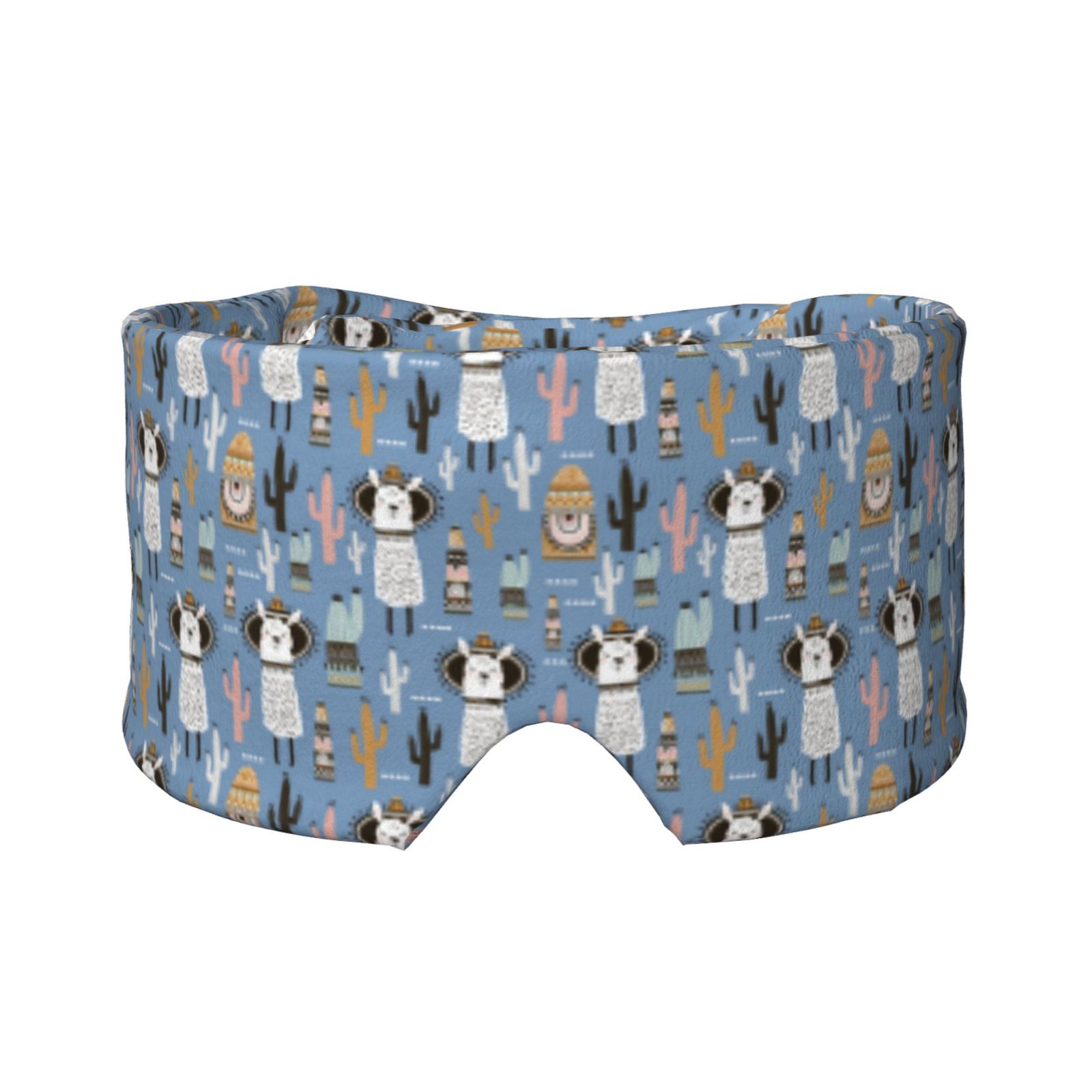 Gaeub Llamas And Cactus Printed Sleep Mask for Men Women,Eye Mask for ...