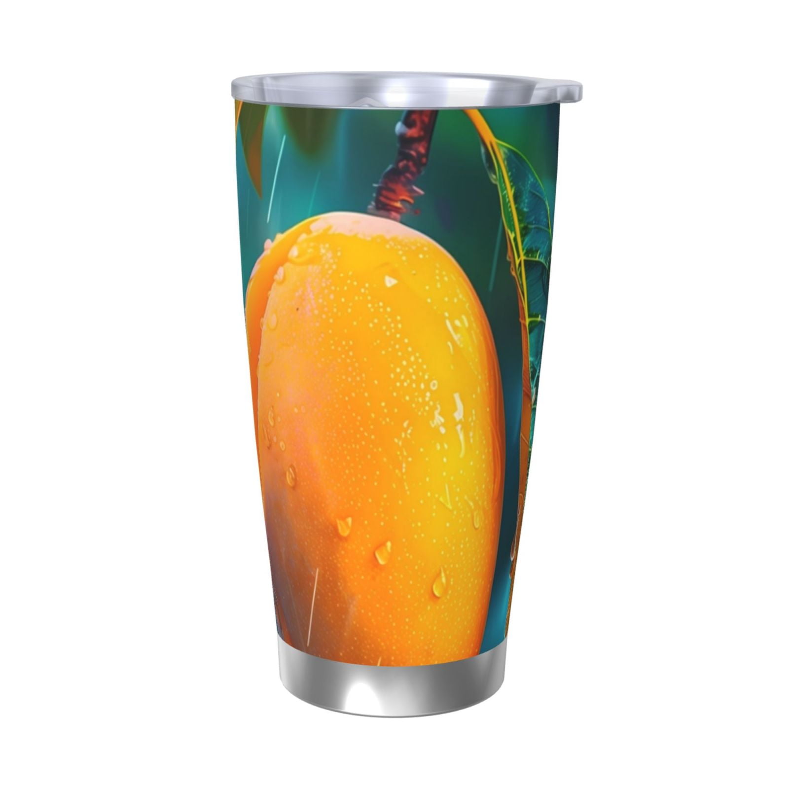 Gaeub Mango In The Rain Print 20-Ounce Stainless Steel Car Cup,Tumblers ...