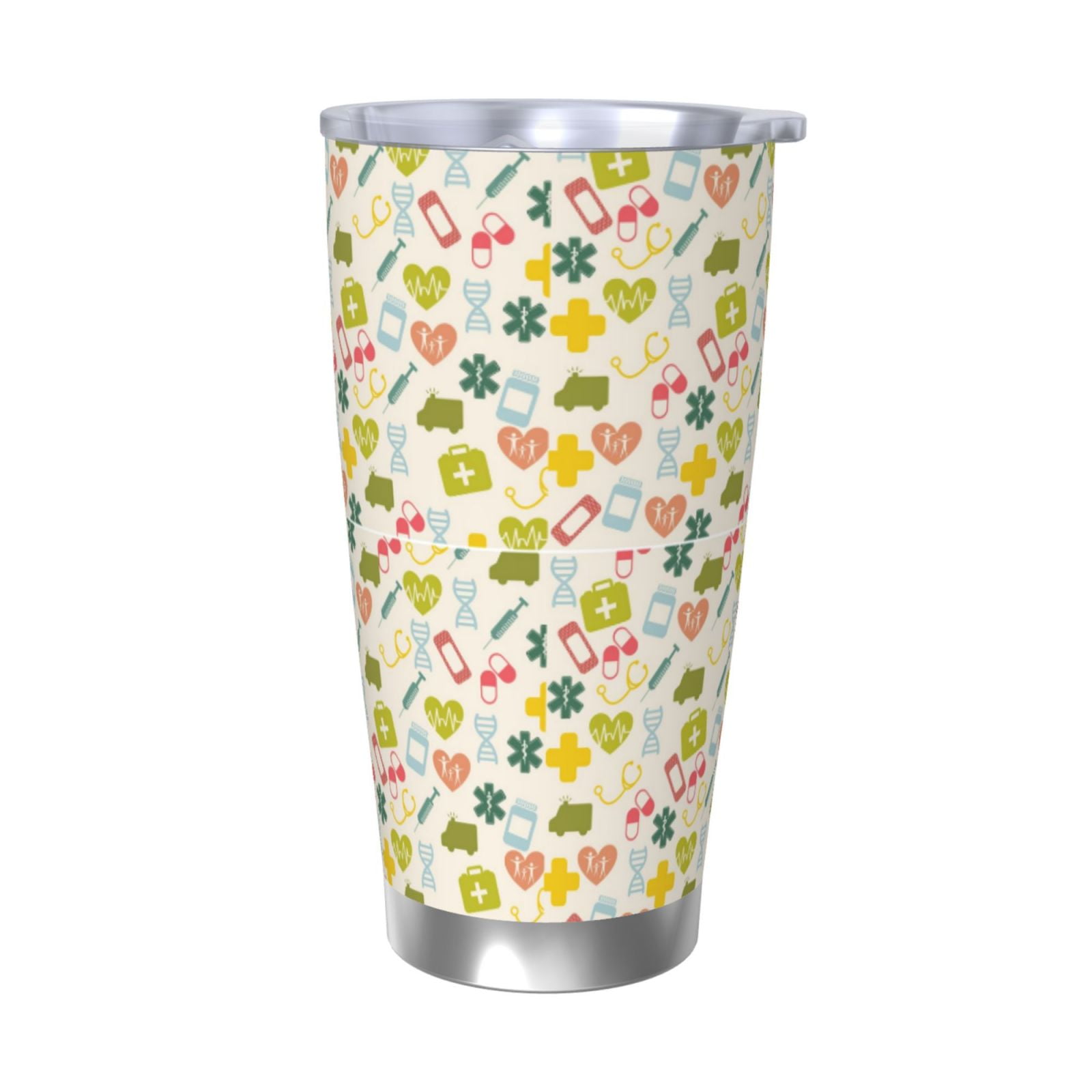 Gaeub Medical Icons Print 20-Ounce Stainless Steel Car Cup,Tumblers ...