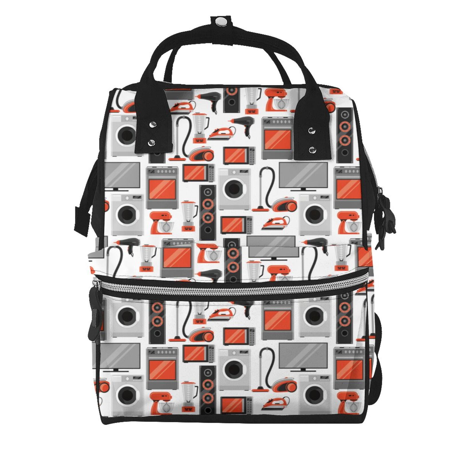 Gaeub Modern Life Print Mummy Diaper Bag Backpack,Durable Maternity ...