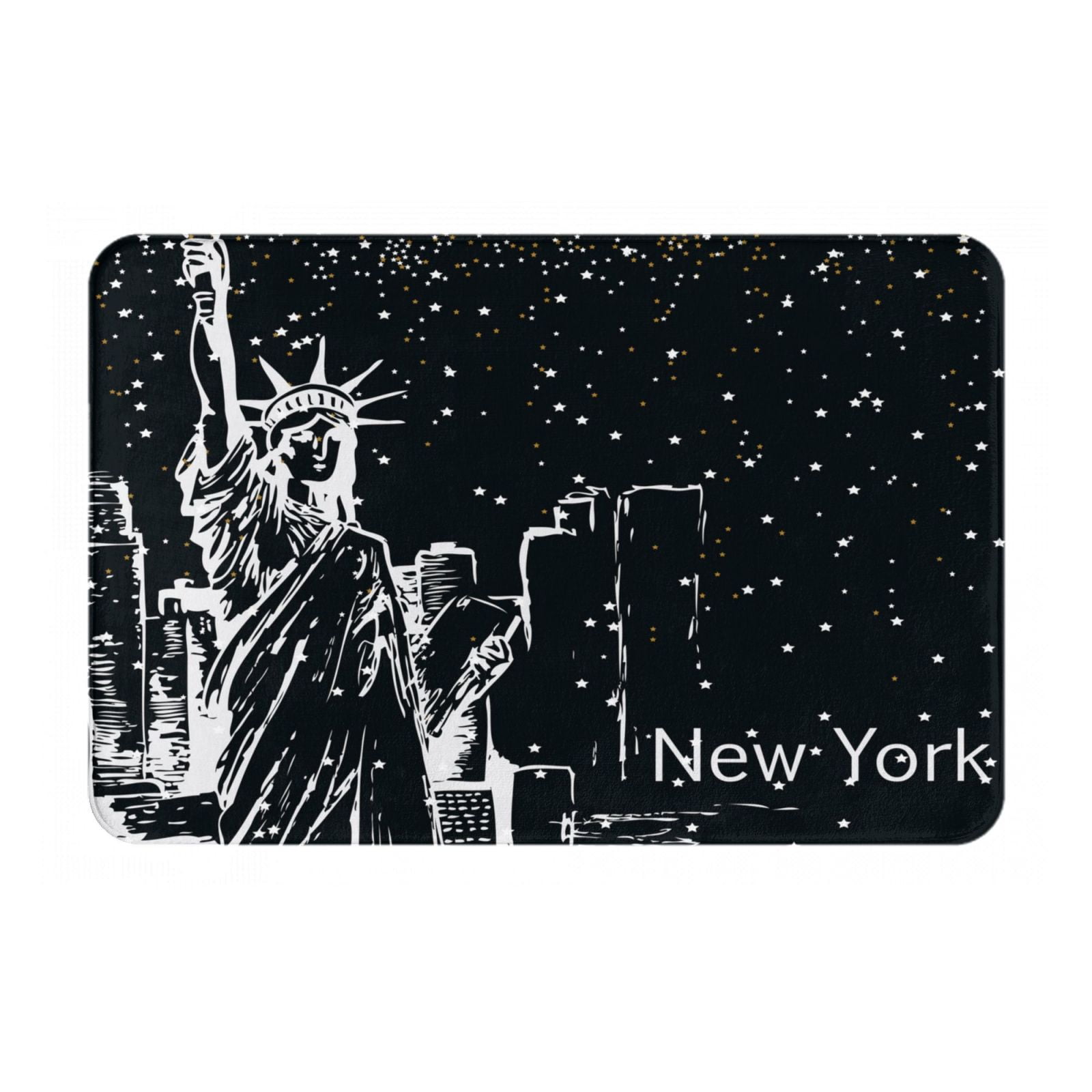 Gaeub New York City1 Print Door Mat with Heavy Duty Backing,Welcome ...