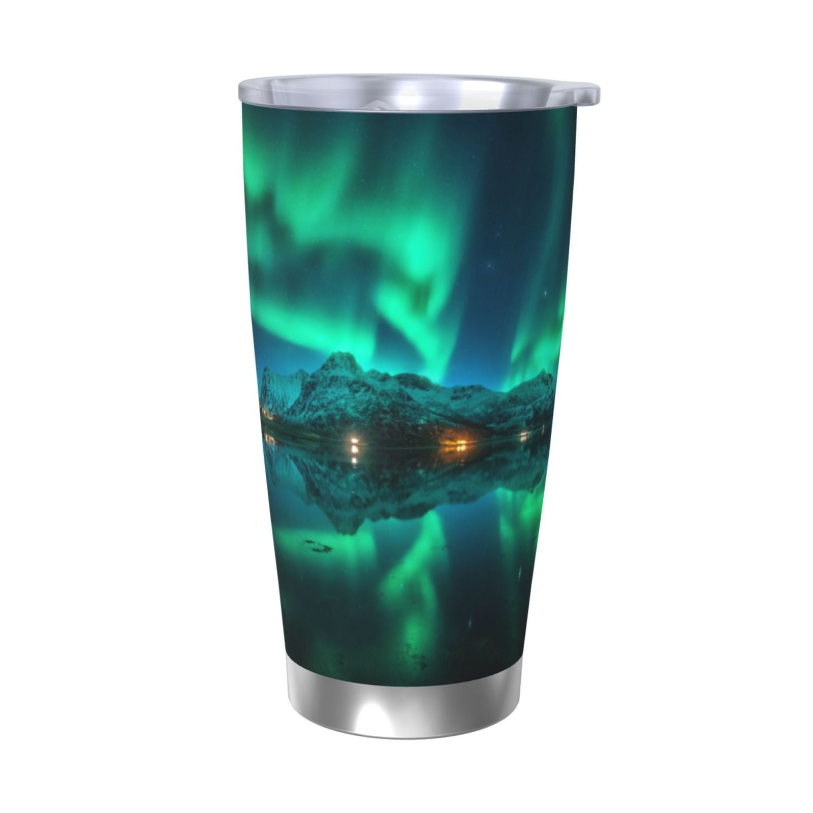 Gaeub Northern Lights Print 20-Ounce Stainless Steel Car Cup,Tumblers ...